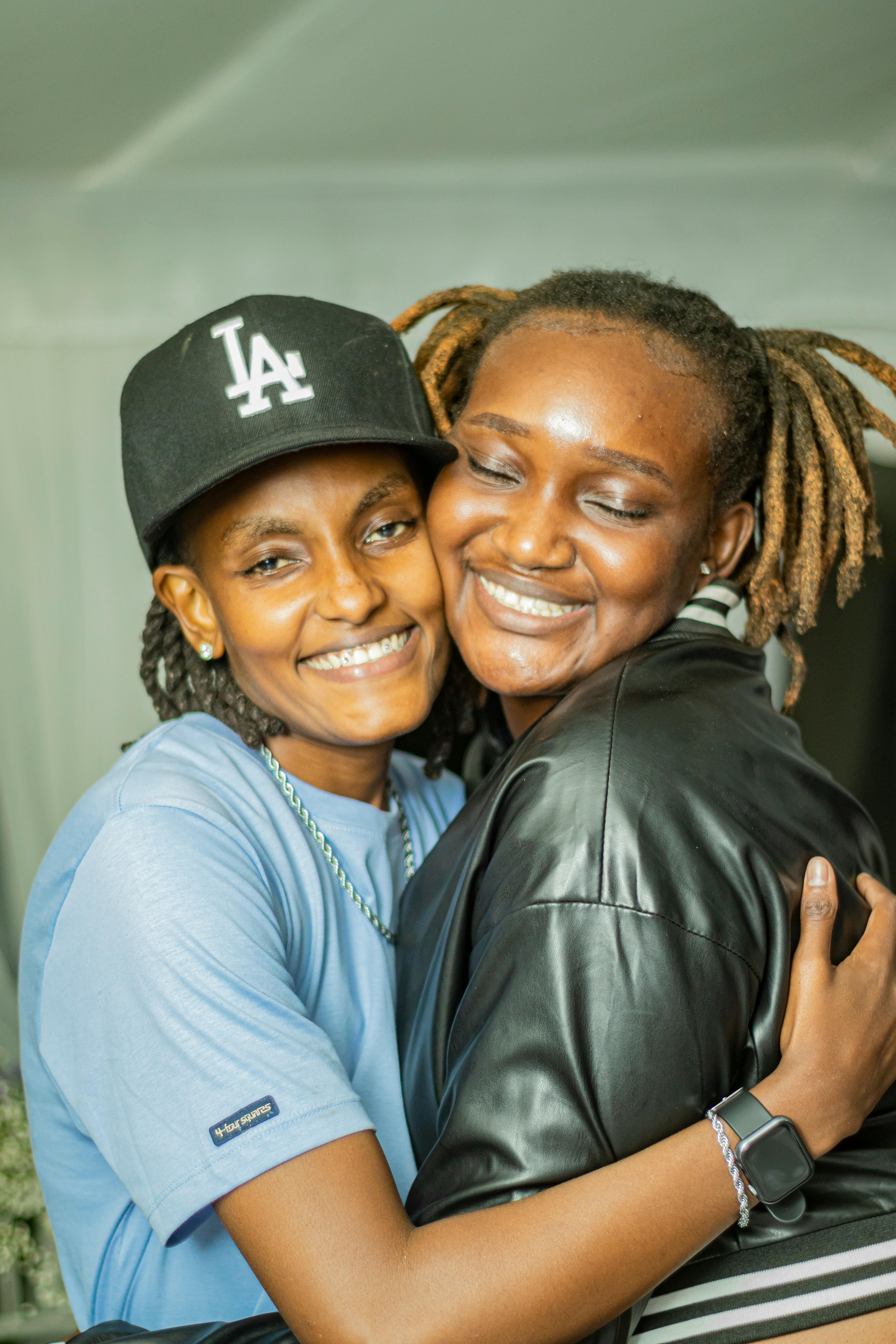 Close Friends Embracing in Nairobi, Kenya · Free Stock Photo