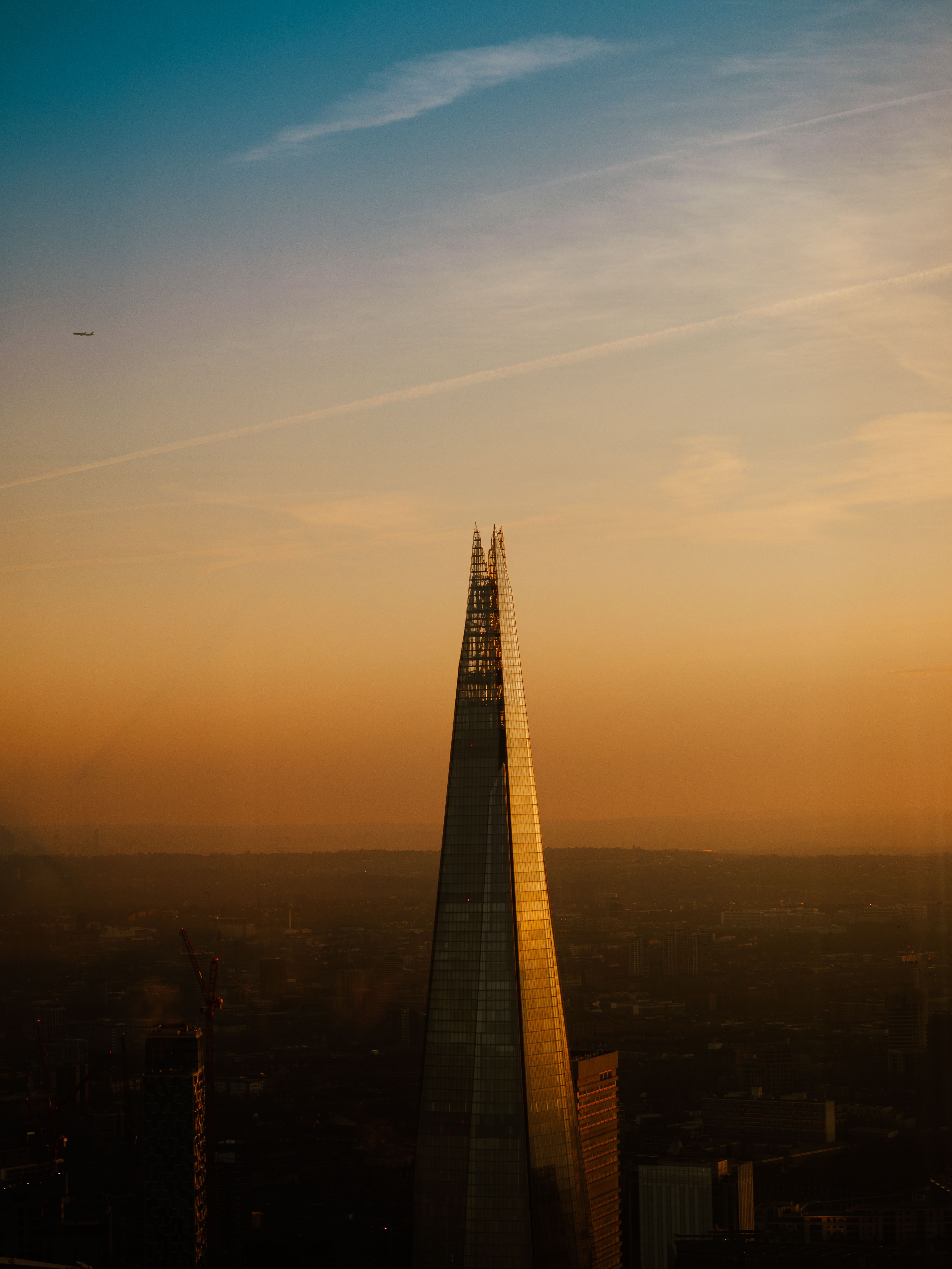 The Shard at Sunset in London Skyline · Free Stock Photo