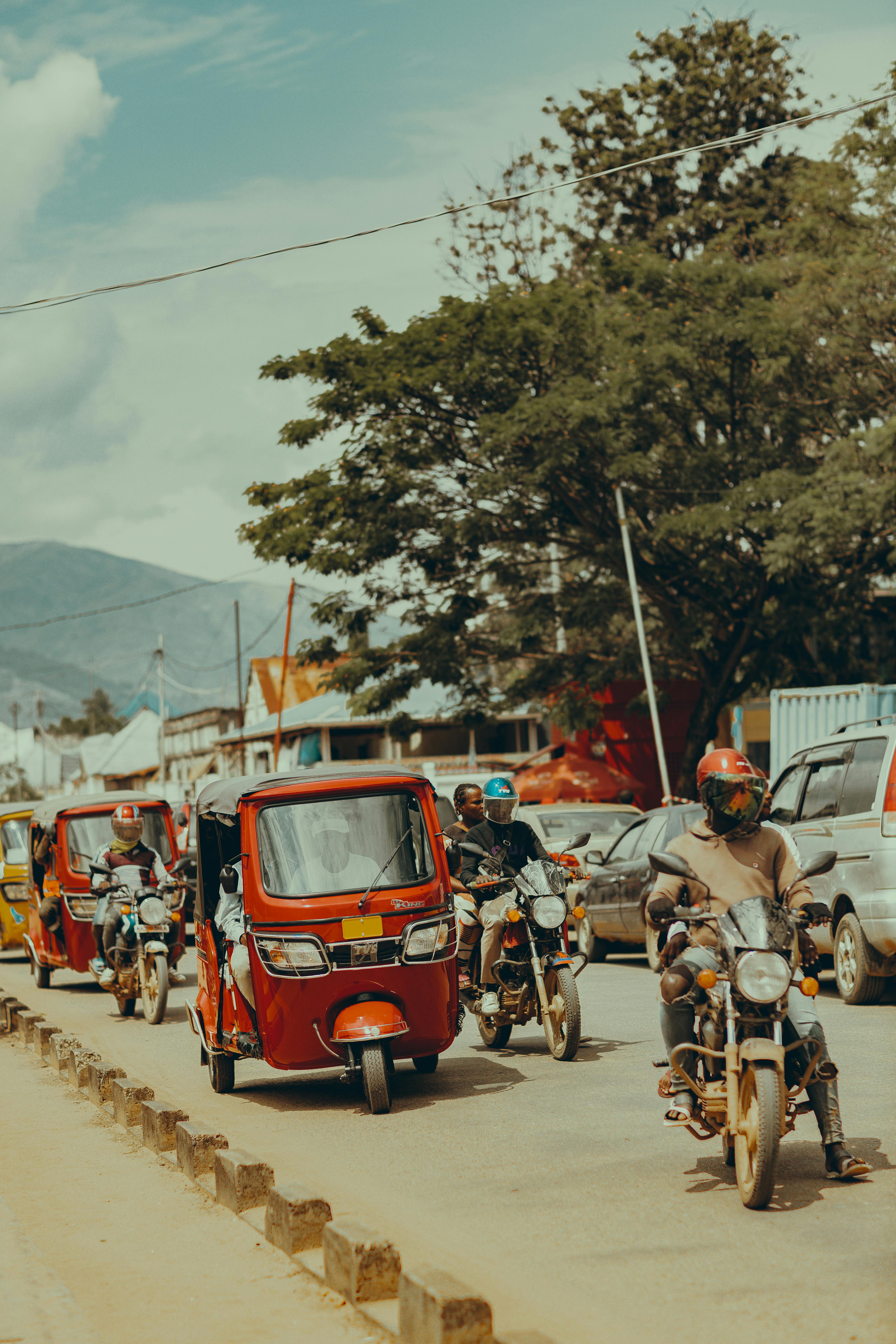 Vibrant Urban Street Scene in Uvira, Congo · Free Stock Photo