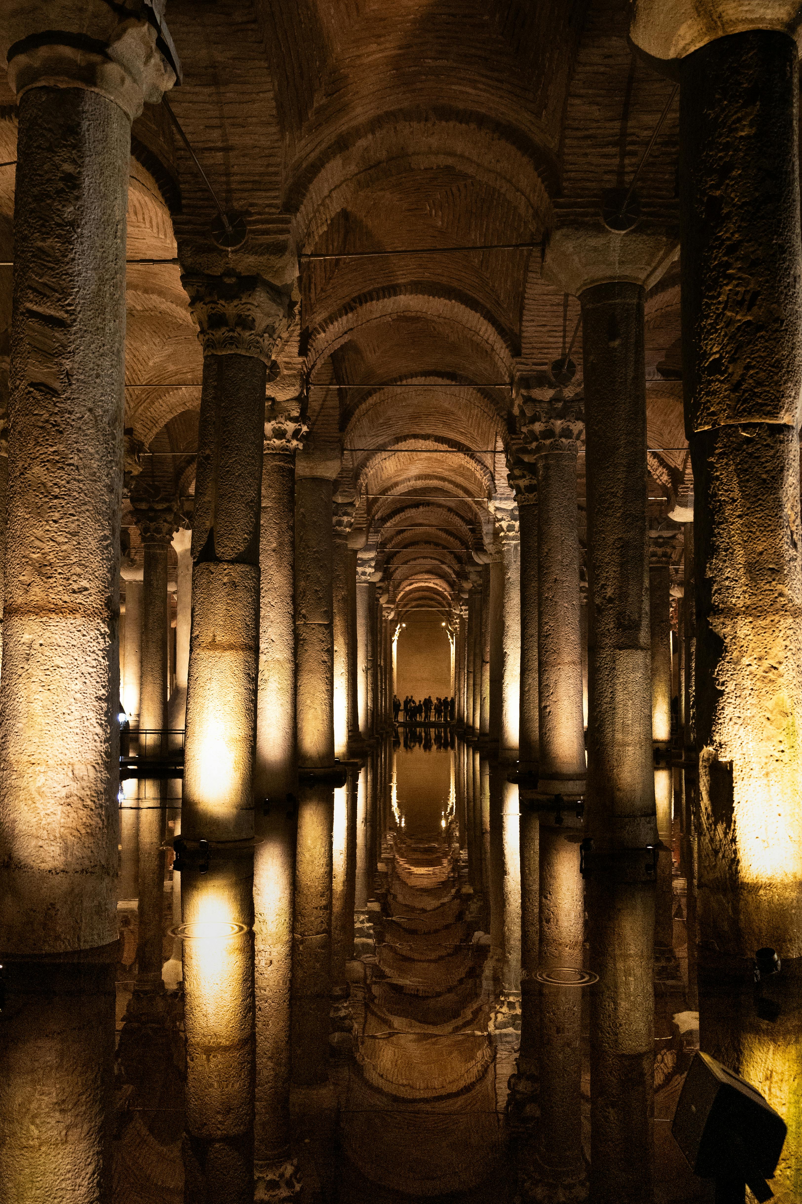 Basilica Cistern Historical Architecture Interior · Free Stock Photo
