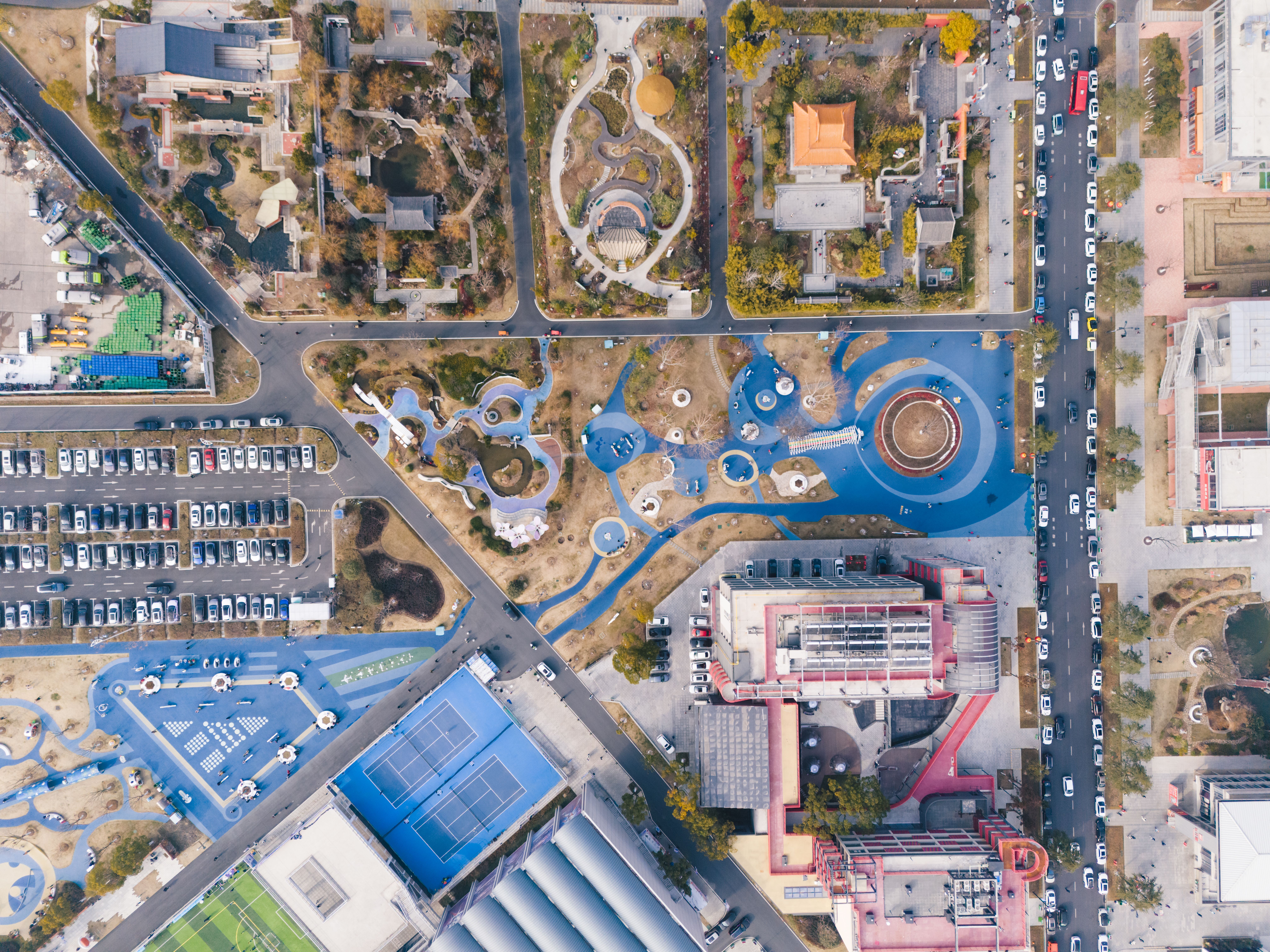 Drone Overhead Of City Photos, Download The BEST Free Drone Overhead Of ...