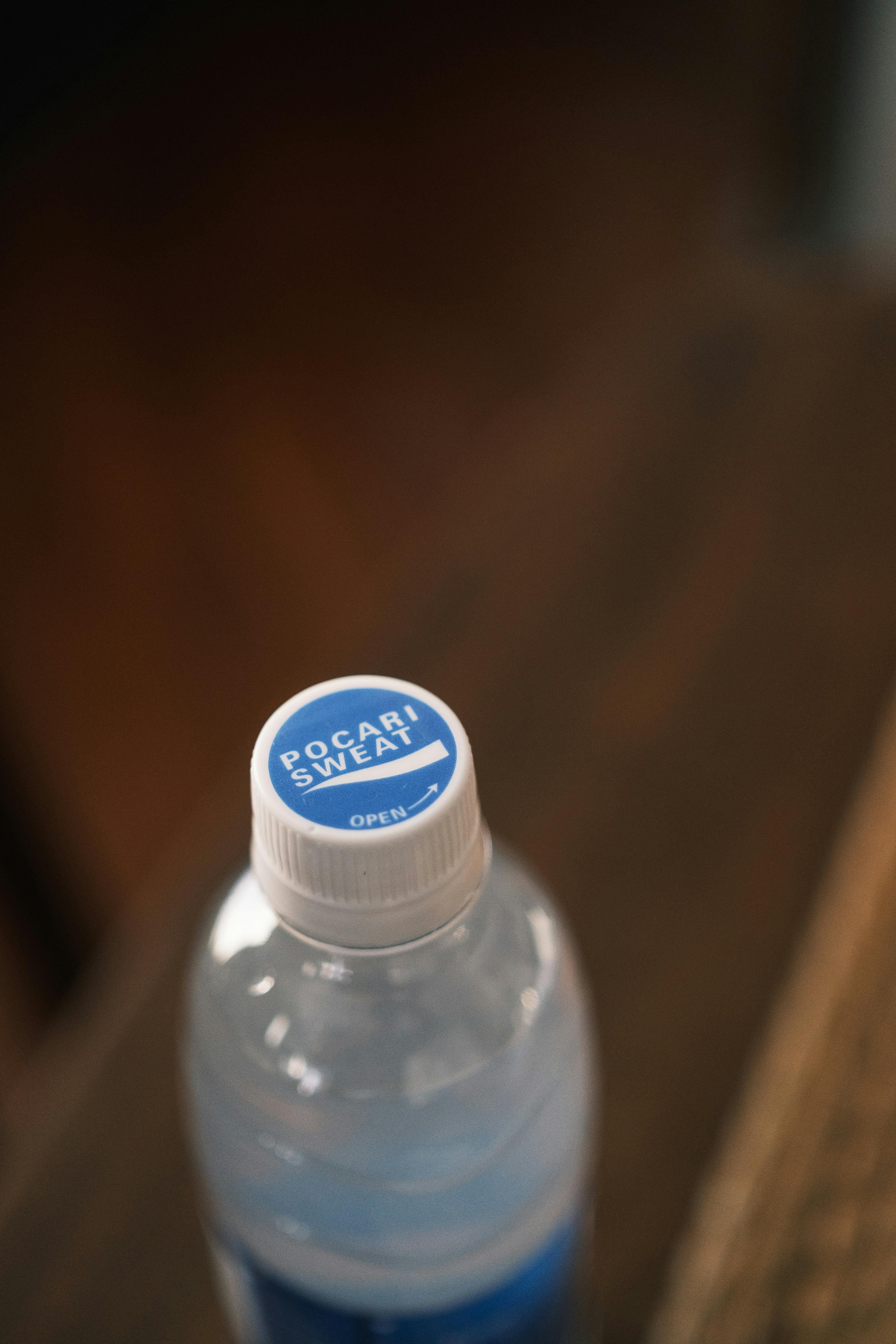 Close-Up of Pocari Sweat Bottle Cap · Free Stock Photo