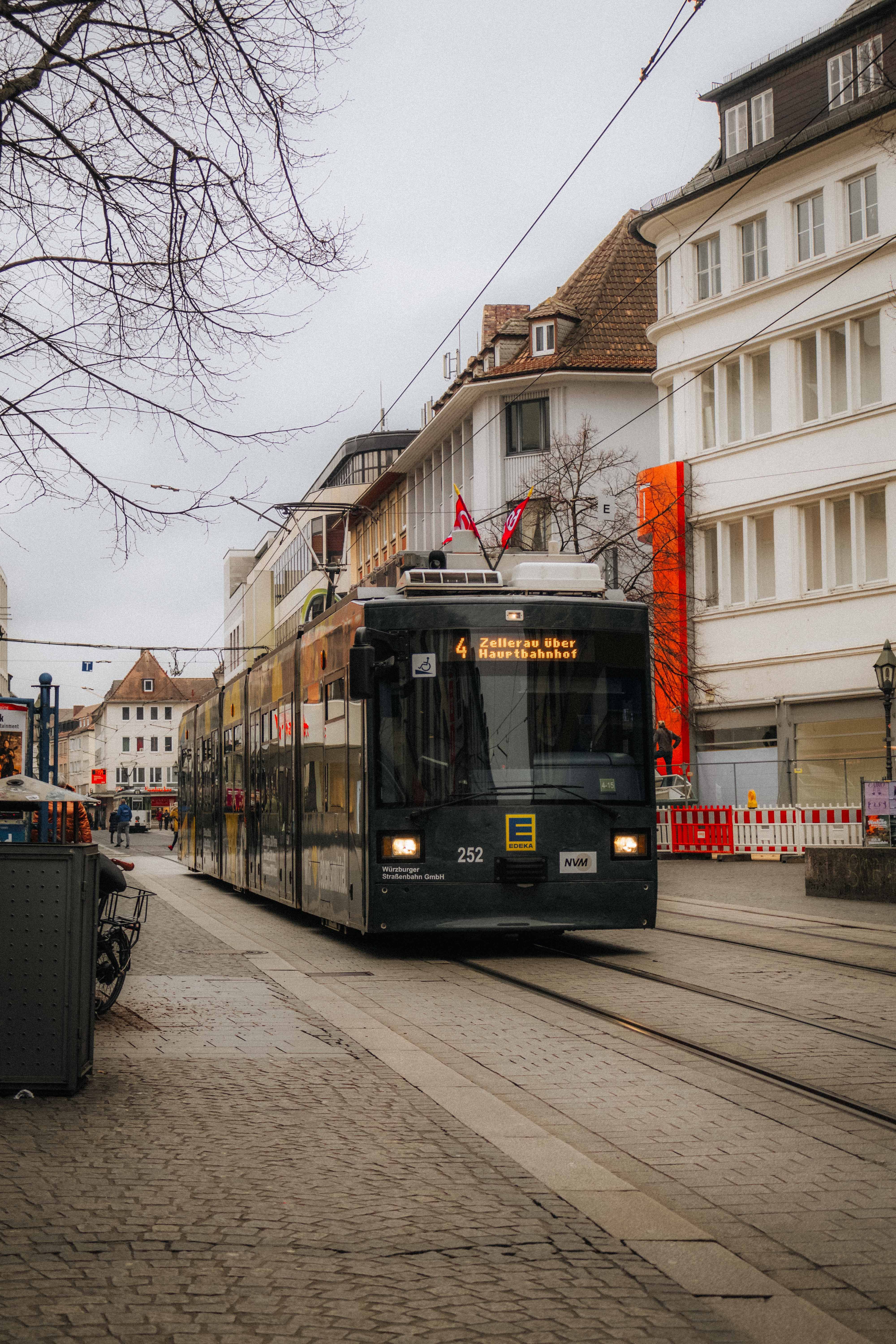 Urban Tram in European City Street · Free Stock Photo