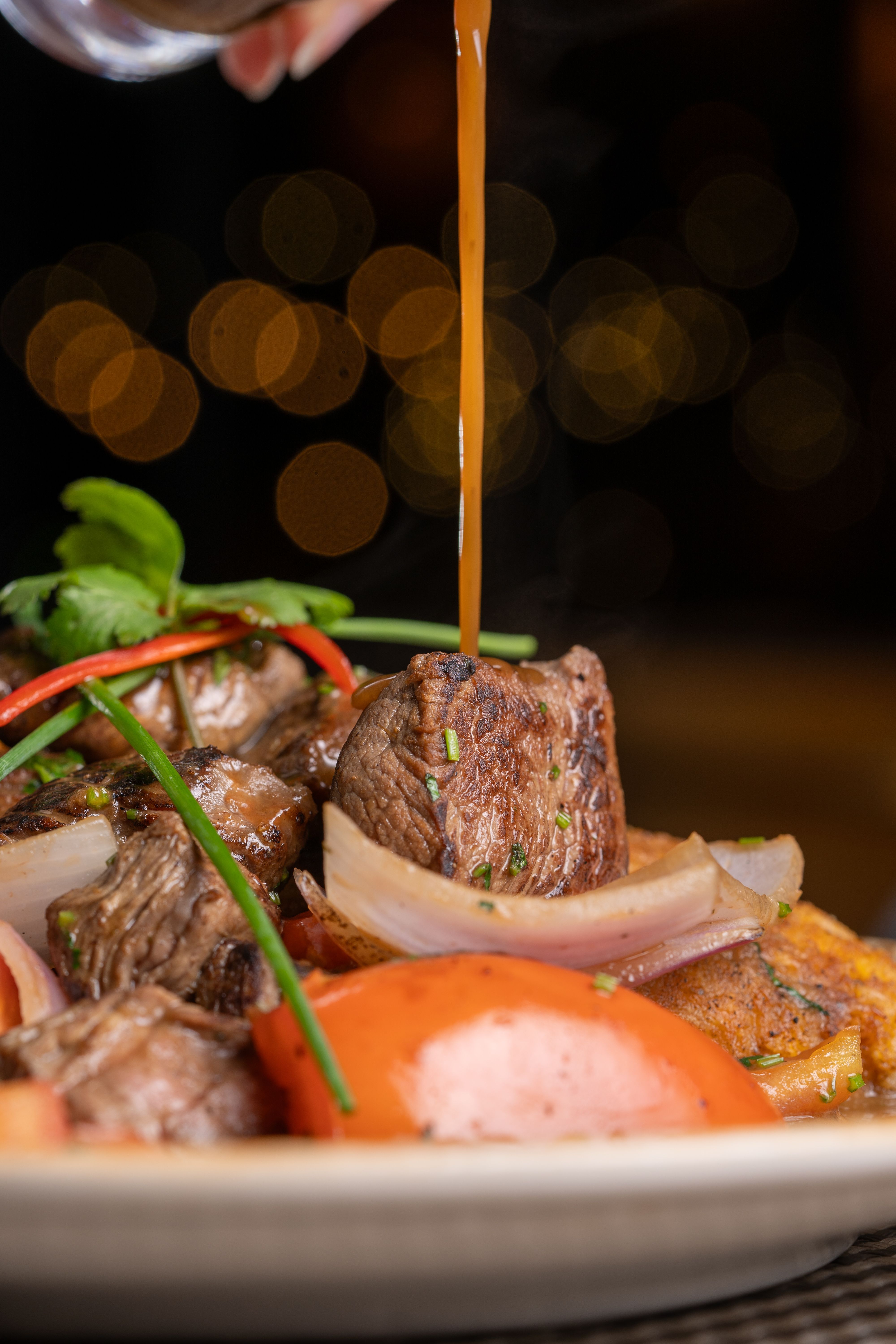 Delicious Beef Dish with Rich Sauce · Free Stock Photo