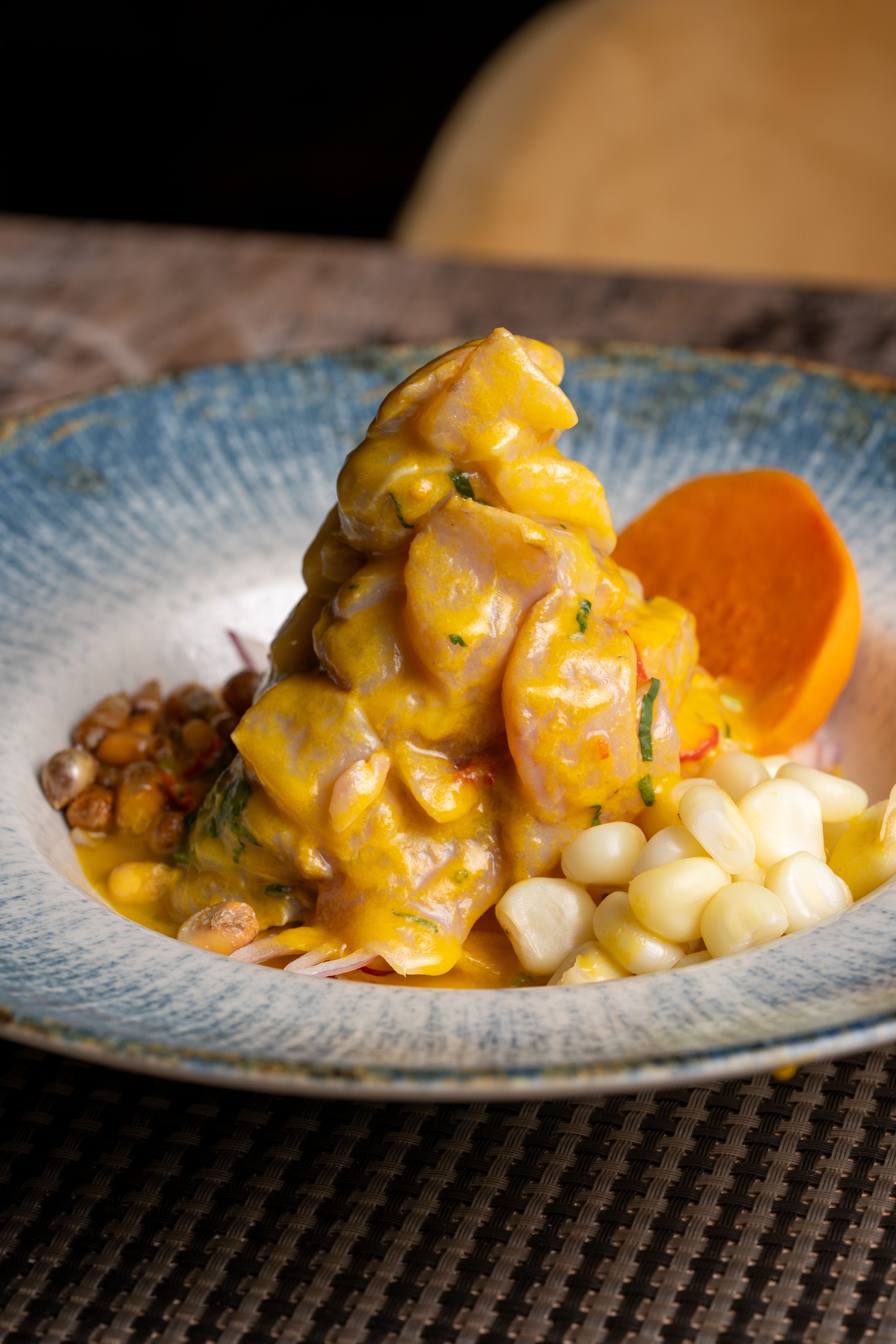 Delicioso Ceviche Peruano Con Camote · Foto de stock gratuita