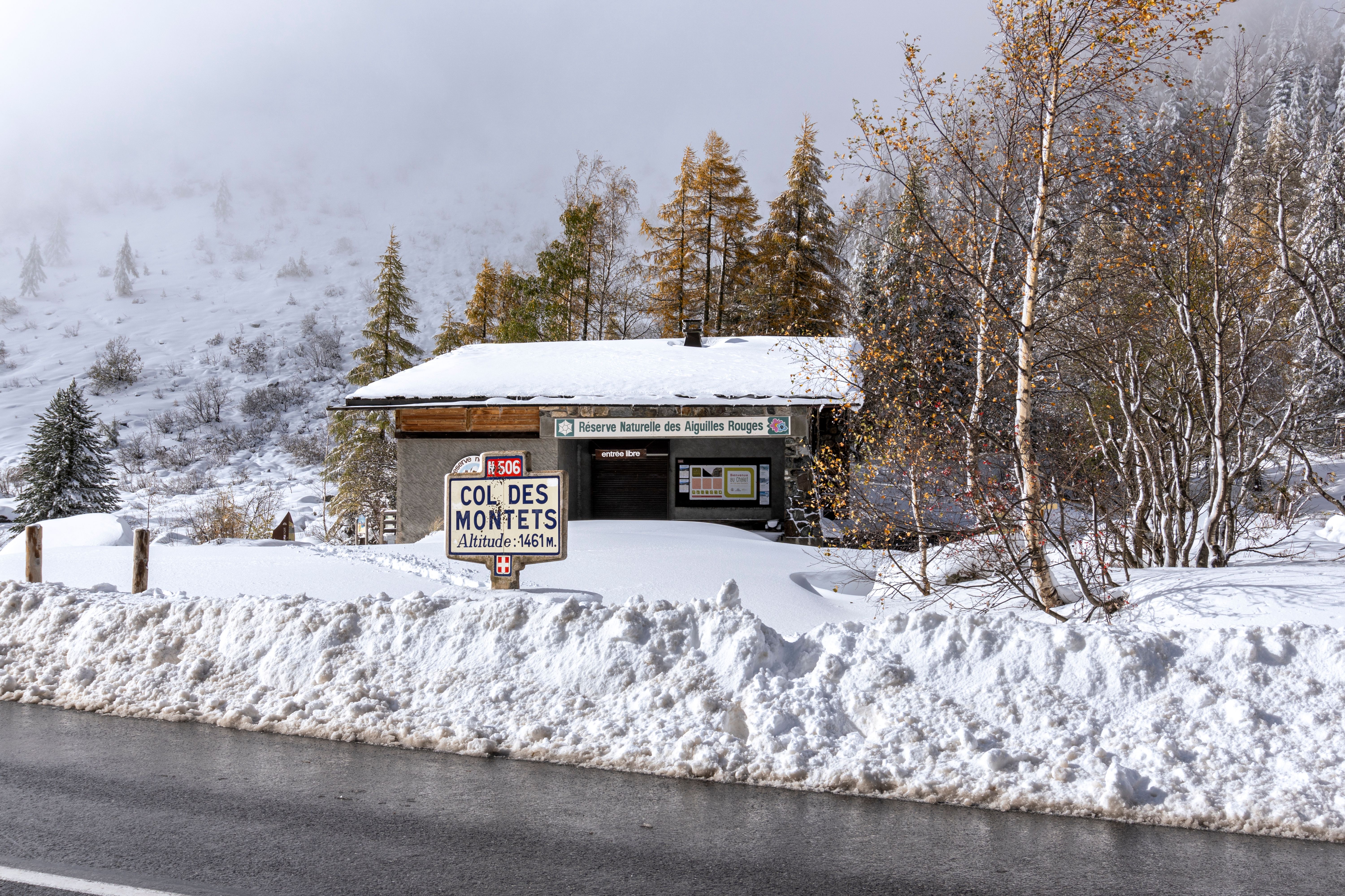 Winter Scene at Col des Montets, France · Free Stock Photo