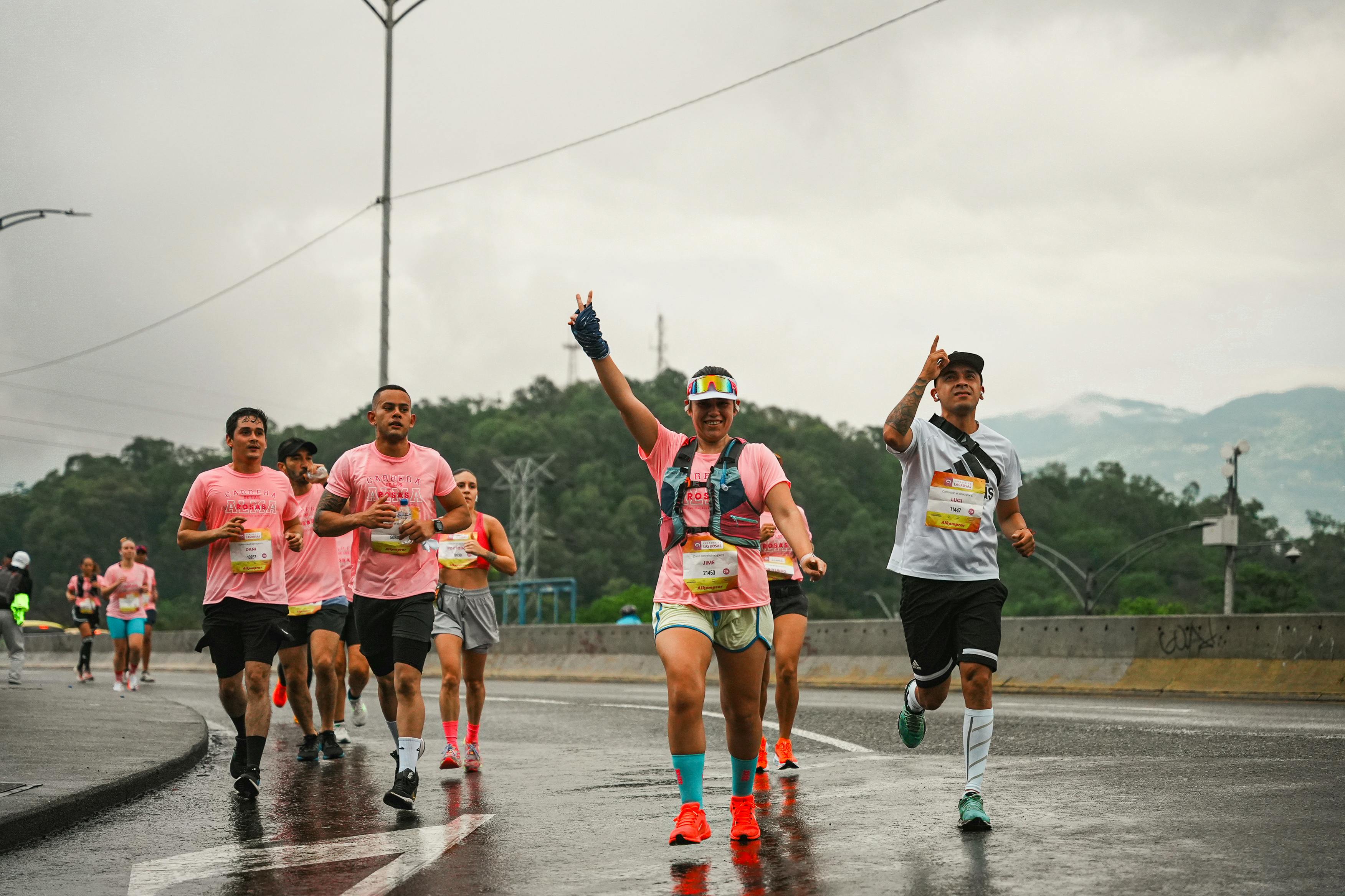Energetic Runners Participating in Outdoor Marathon · Free Stock Photo