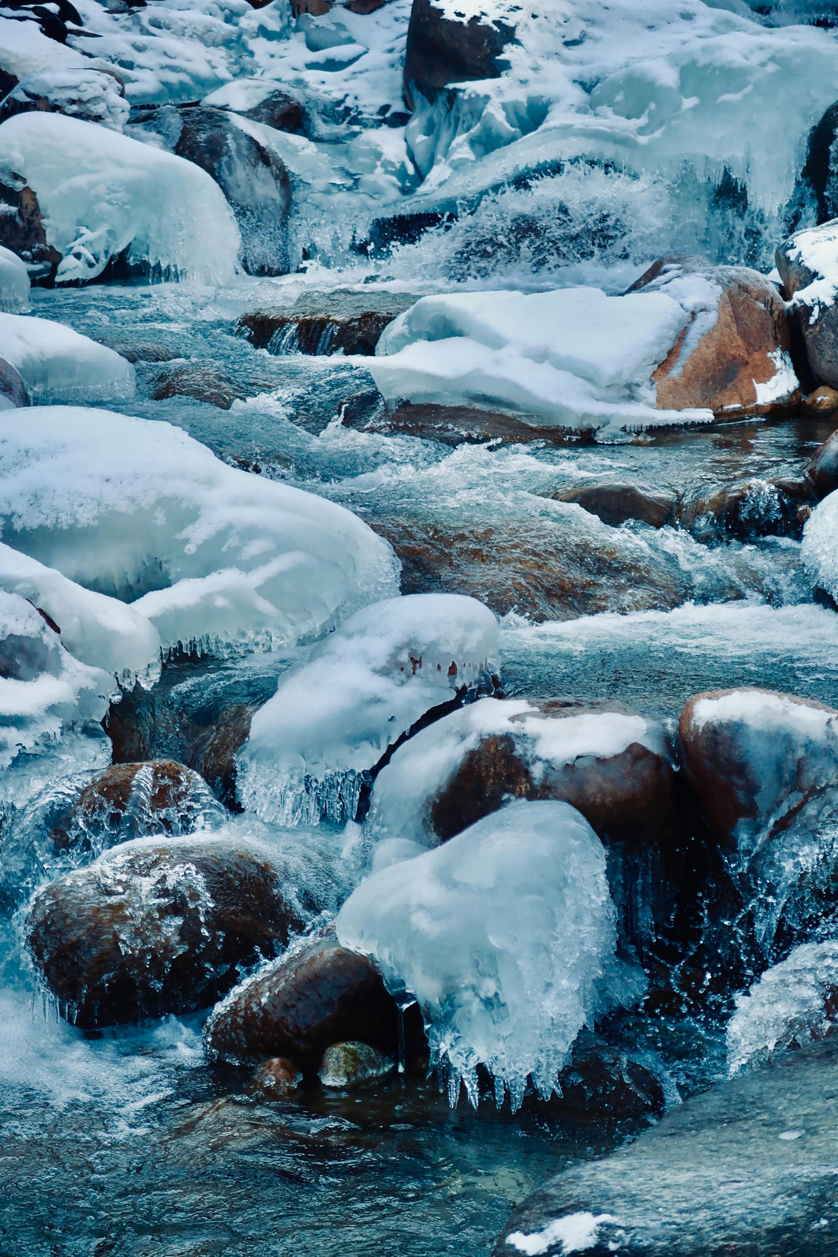 Icy River · Free Stock Photo