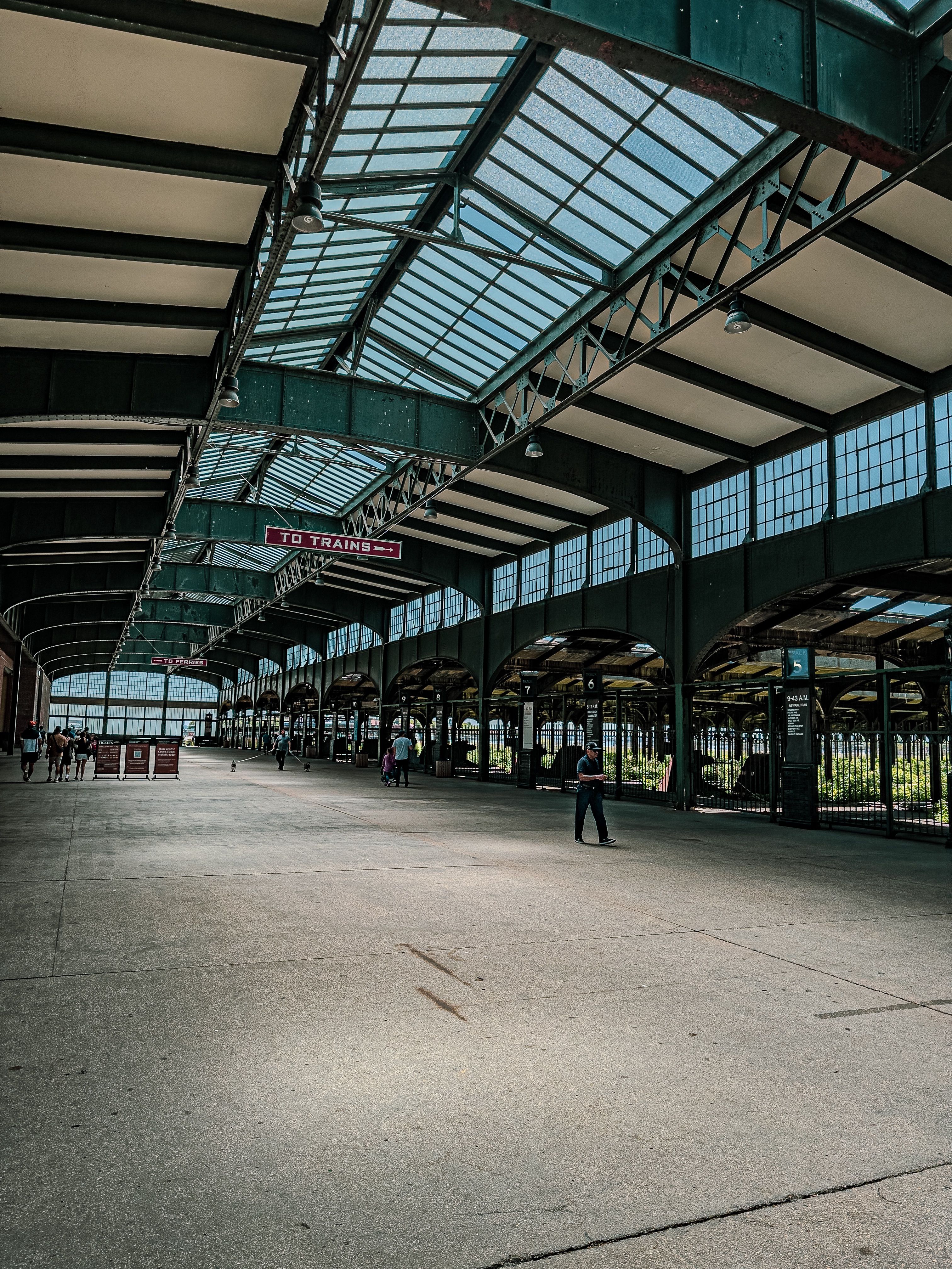 Historic Train Station Interior with Skylight · Free Stock Photo
