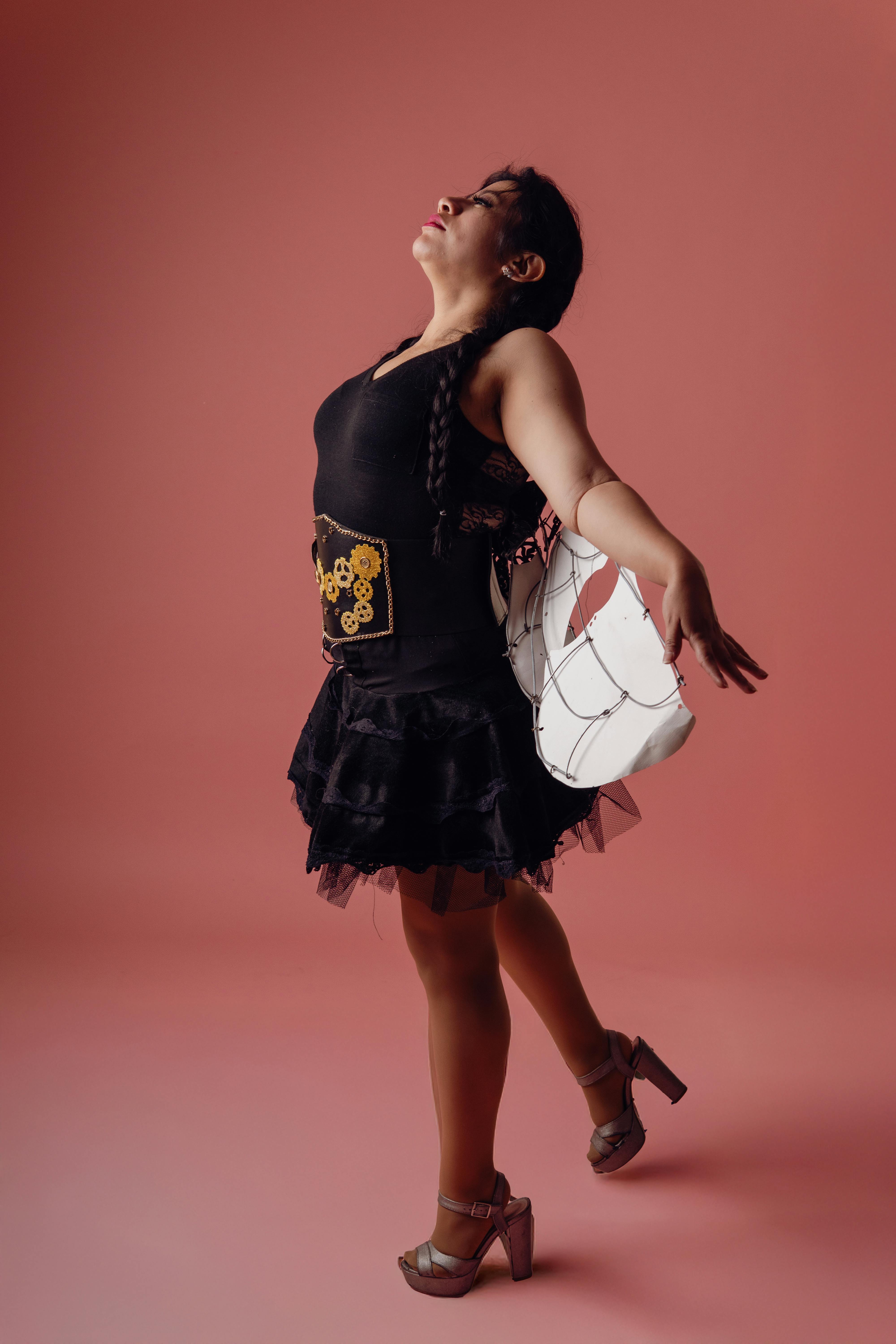 Steampunk Fashion Cosplay with Wings in Mexico City · Free Stock Photo