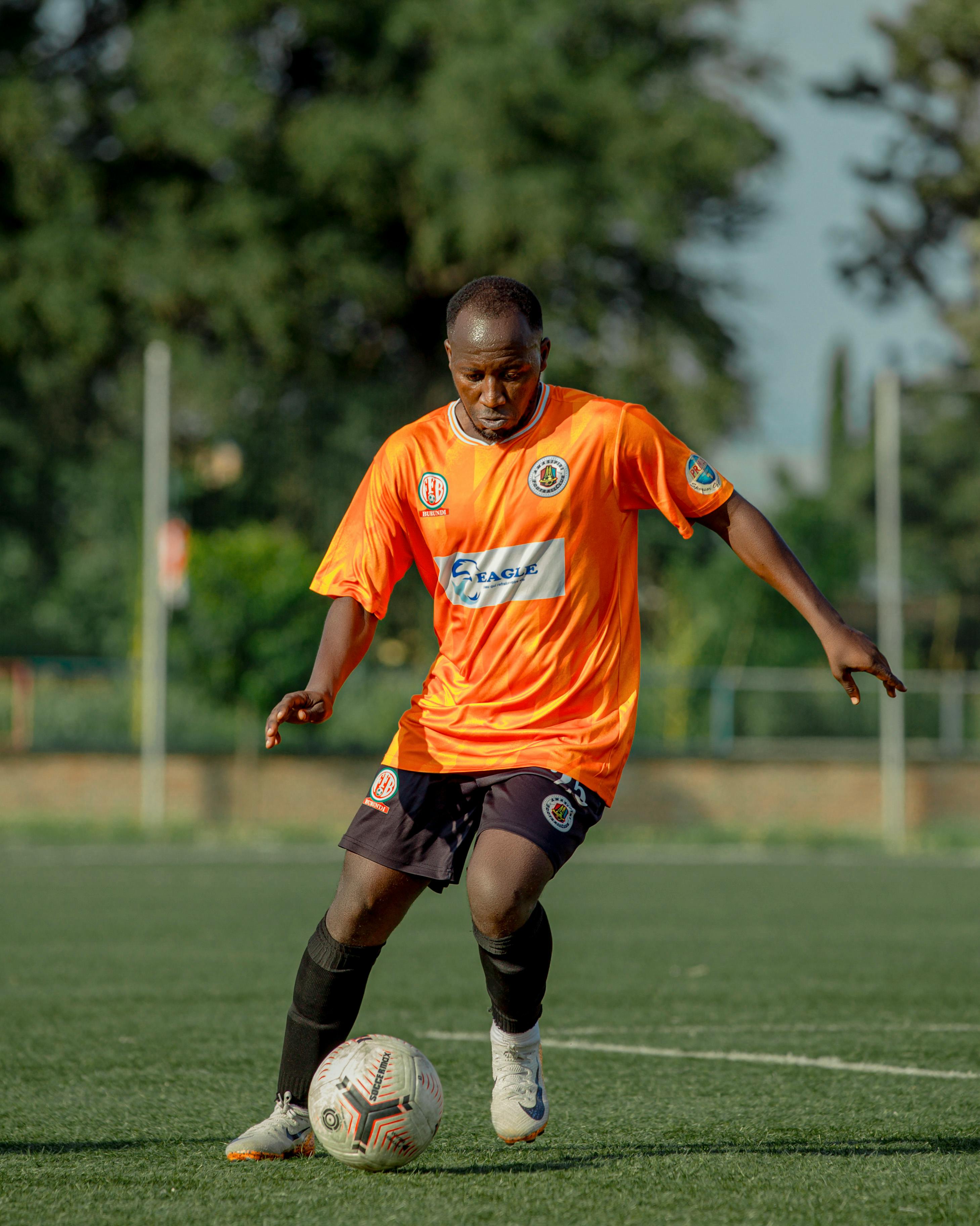Top View of a Football Pitch · Free Stock Photo