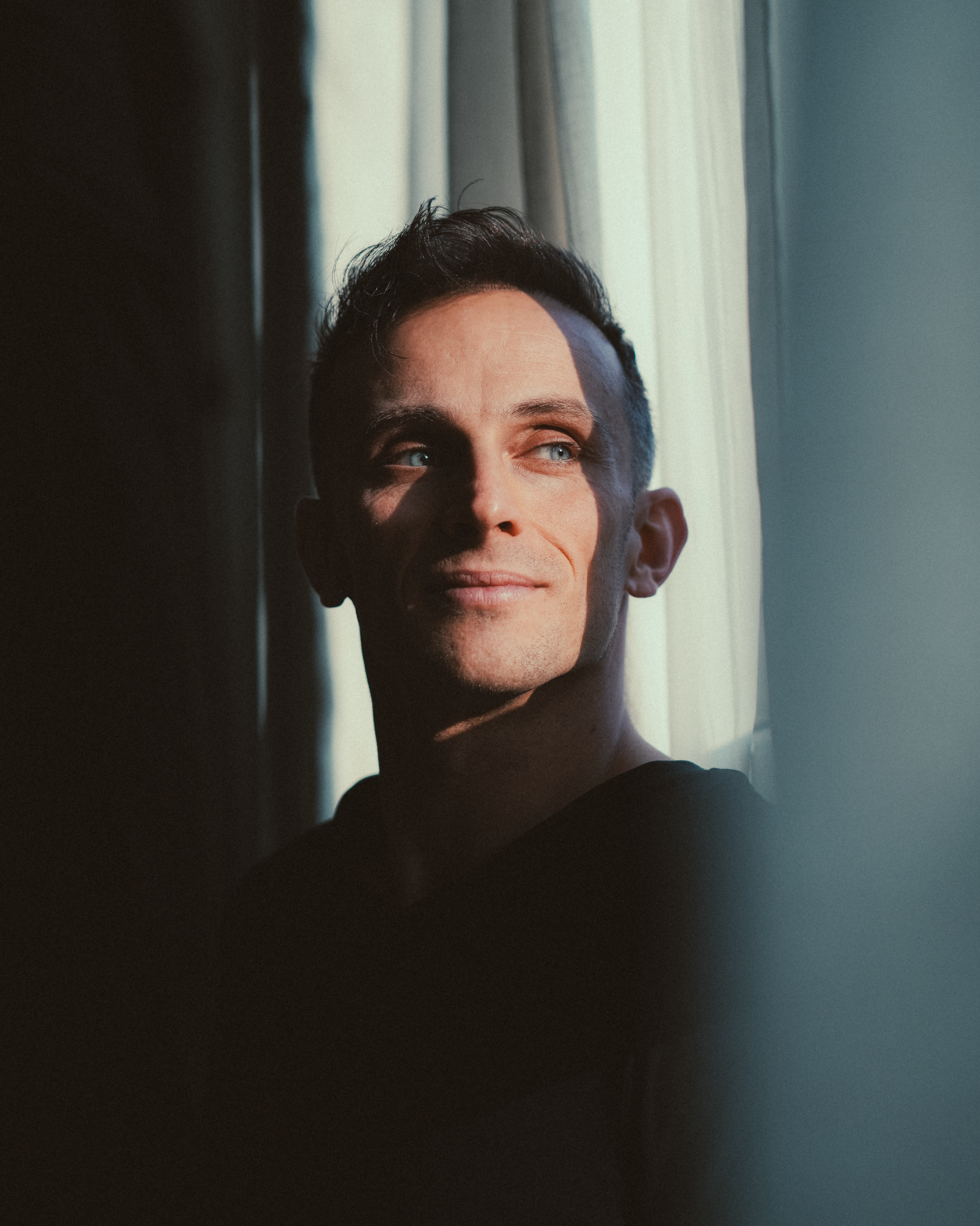 Moody Portrait of a Man by Window Light · Free Stock Photo