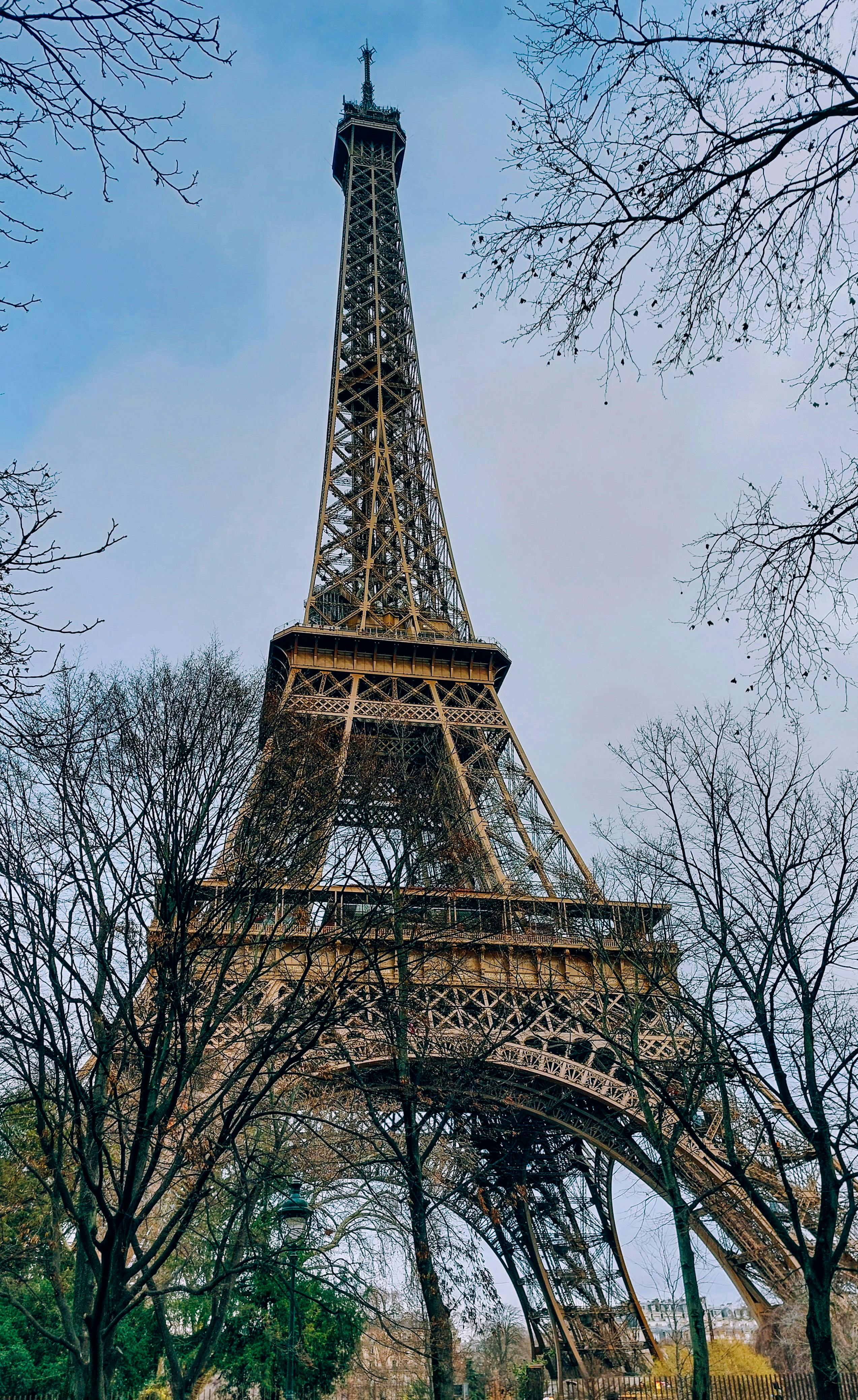Eiffel Tower in Paris during Winter · Free Stock Photo
