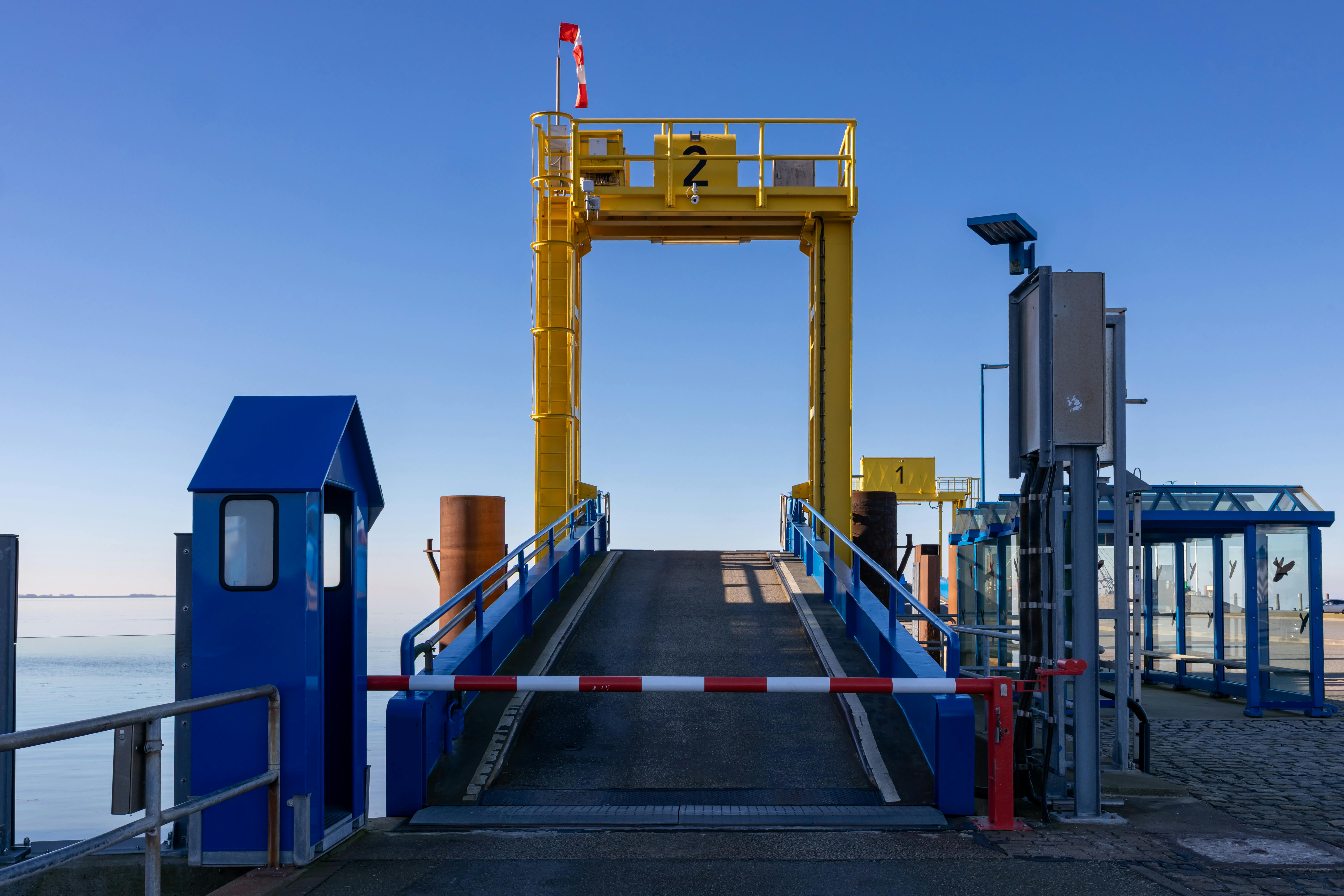 Colorful Dock Structure in Dagebüll, Germany · Free Stock Photo