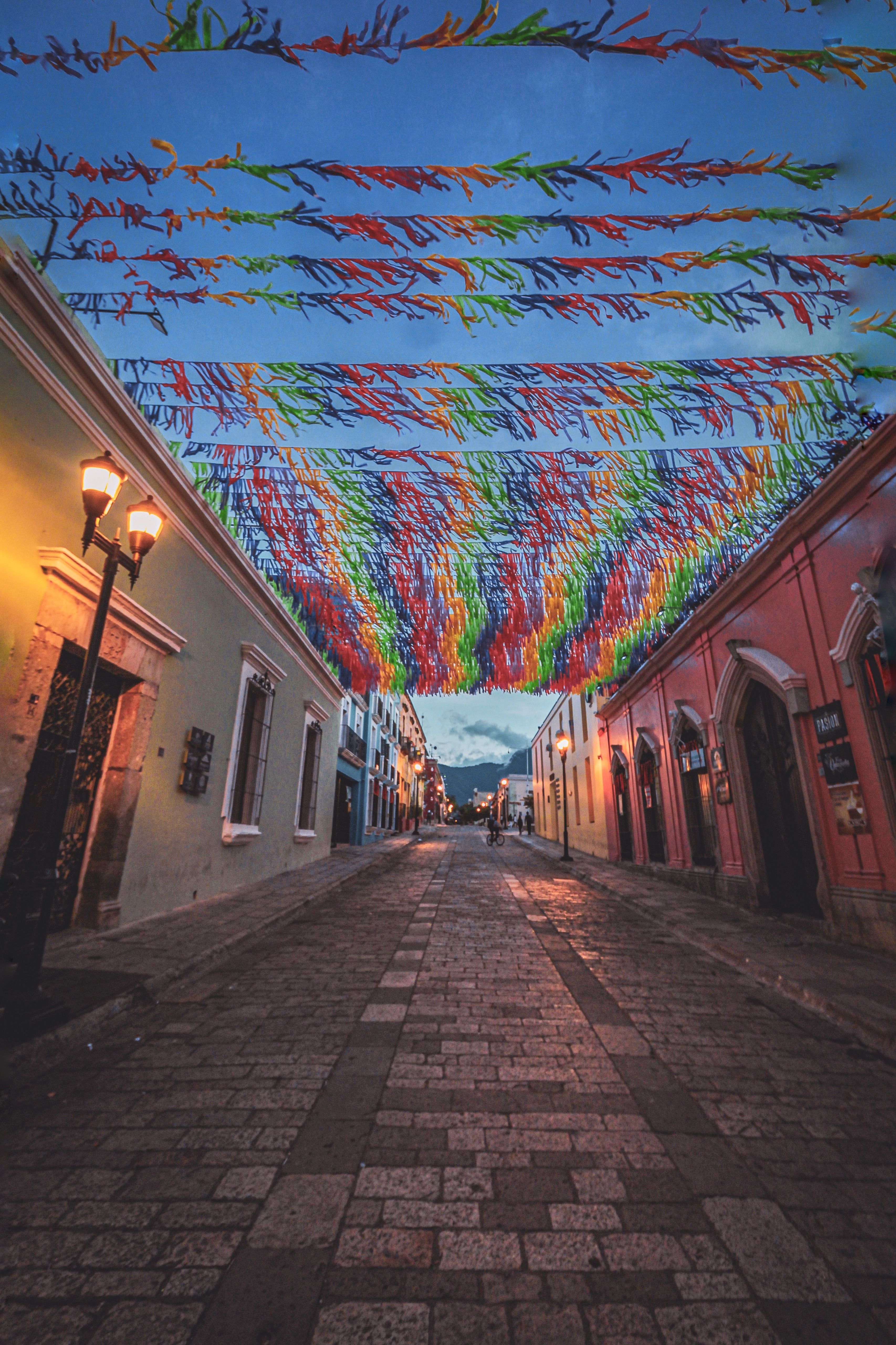 Colorful Street Decorations in Oaxaca, Mexico · Free Stock Photo