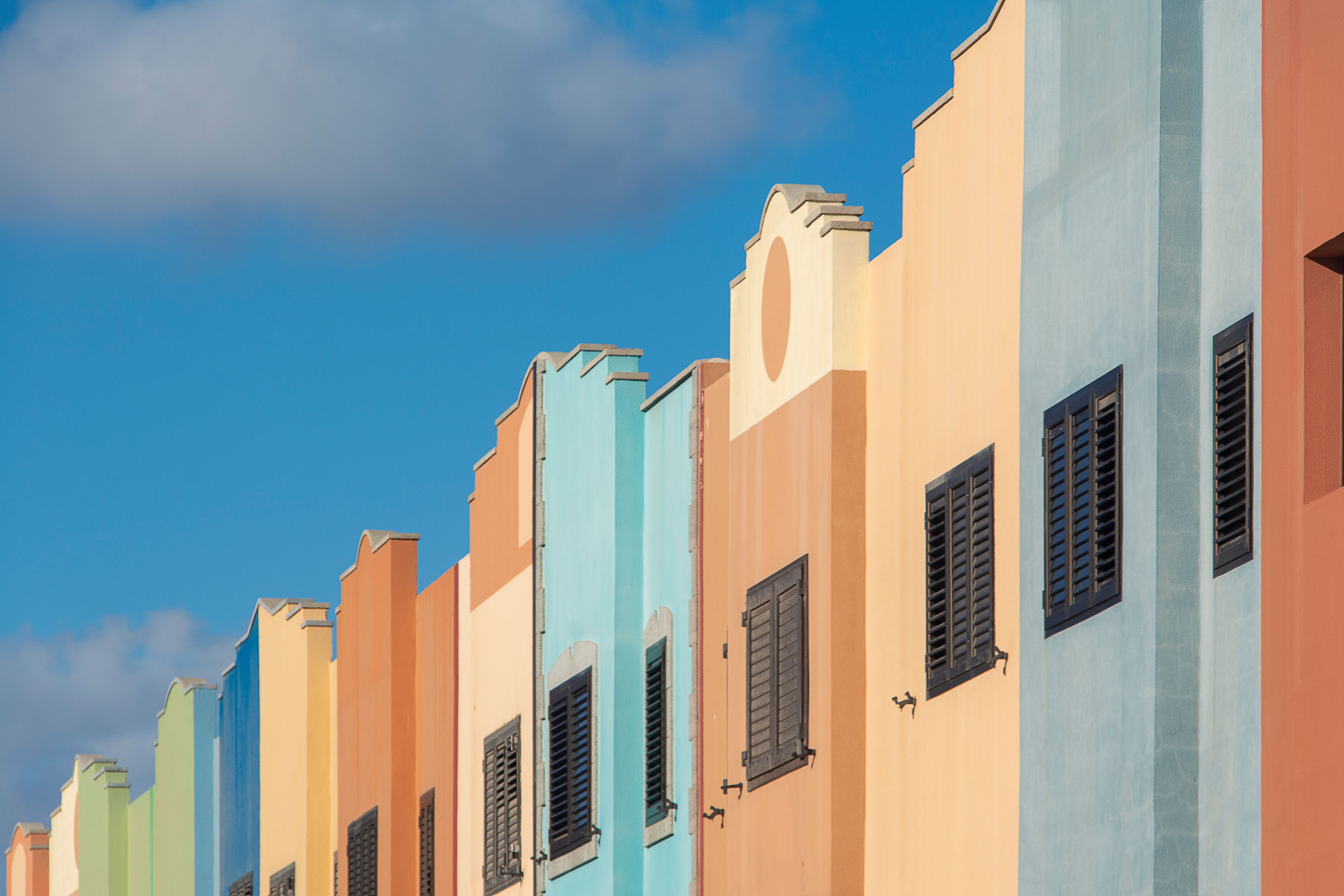Colorful Facades of Caribbean Buildings · Free Stock Photo
