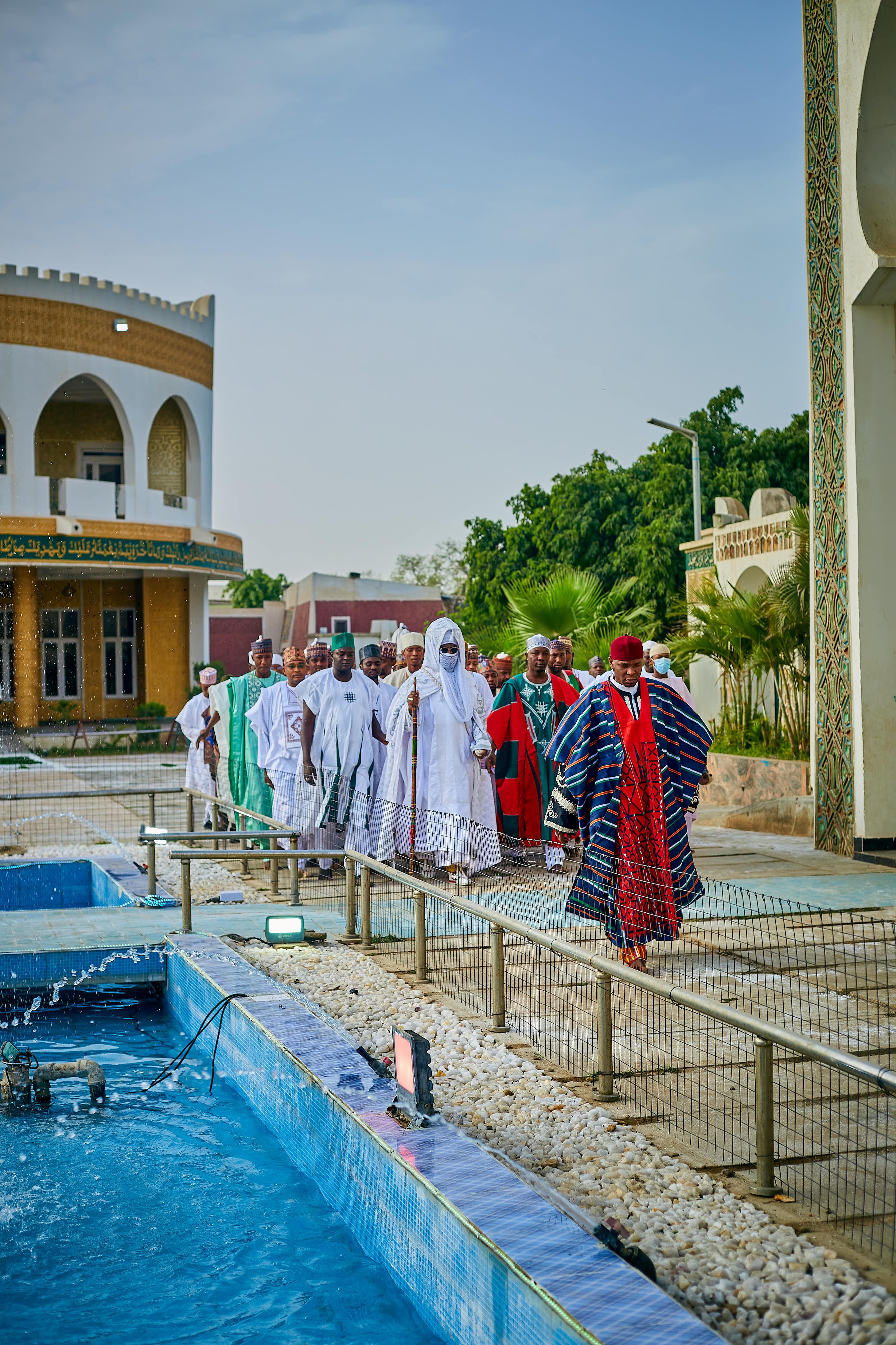 Cultural Procession in Traditional Robes · Free Stock Photo