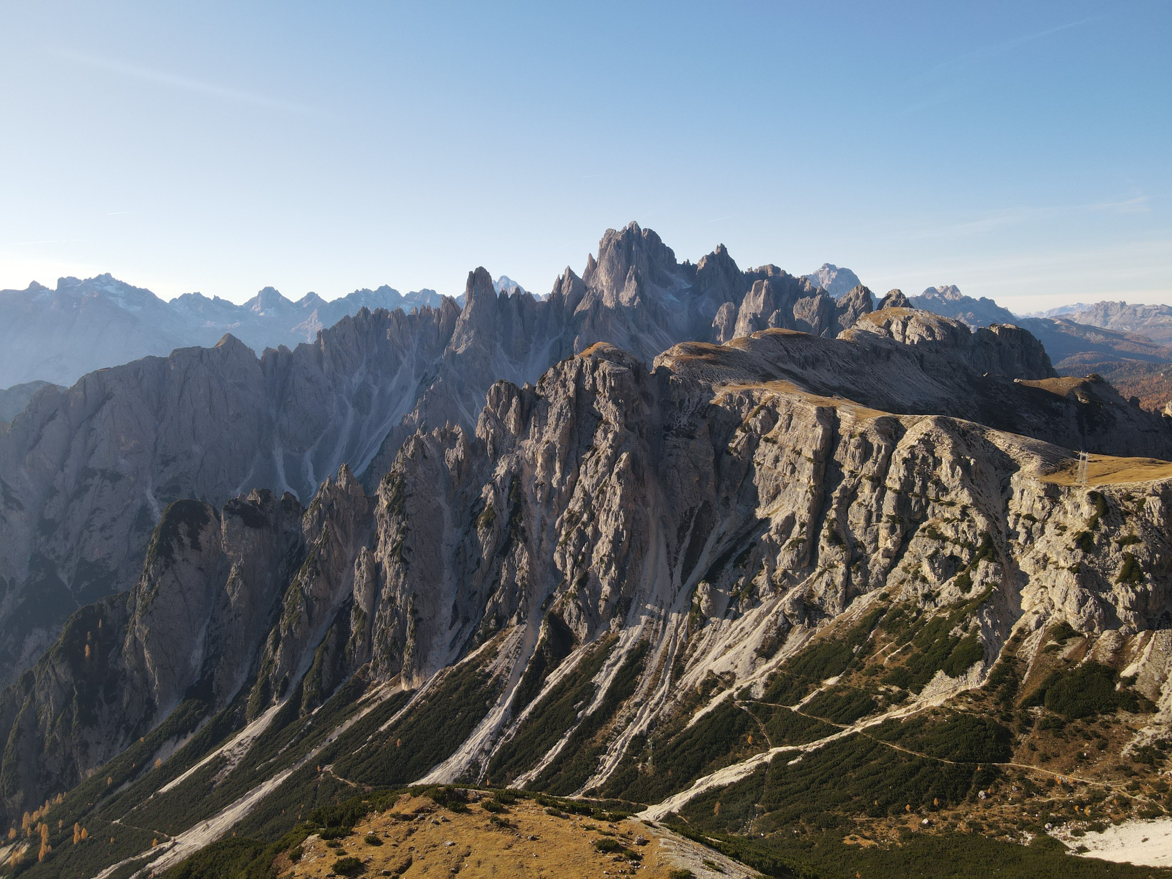 Aerial View of the Dolomites in Italy's Vêneto Region · Free Stock Photo