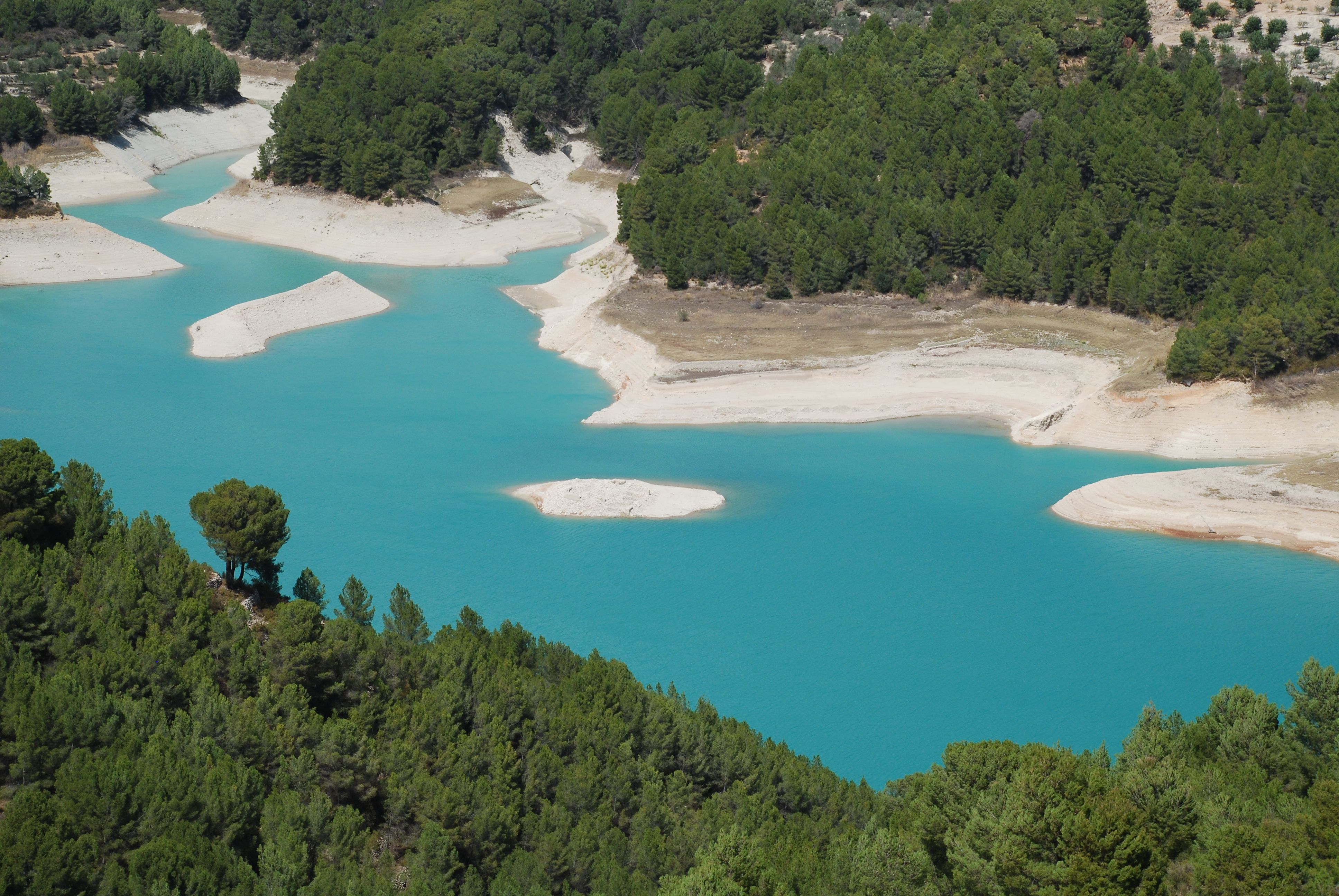 Aerial View of Guadalest Reservoir in Spain · Free Stock Photo
