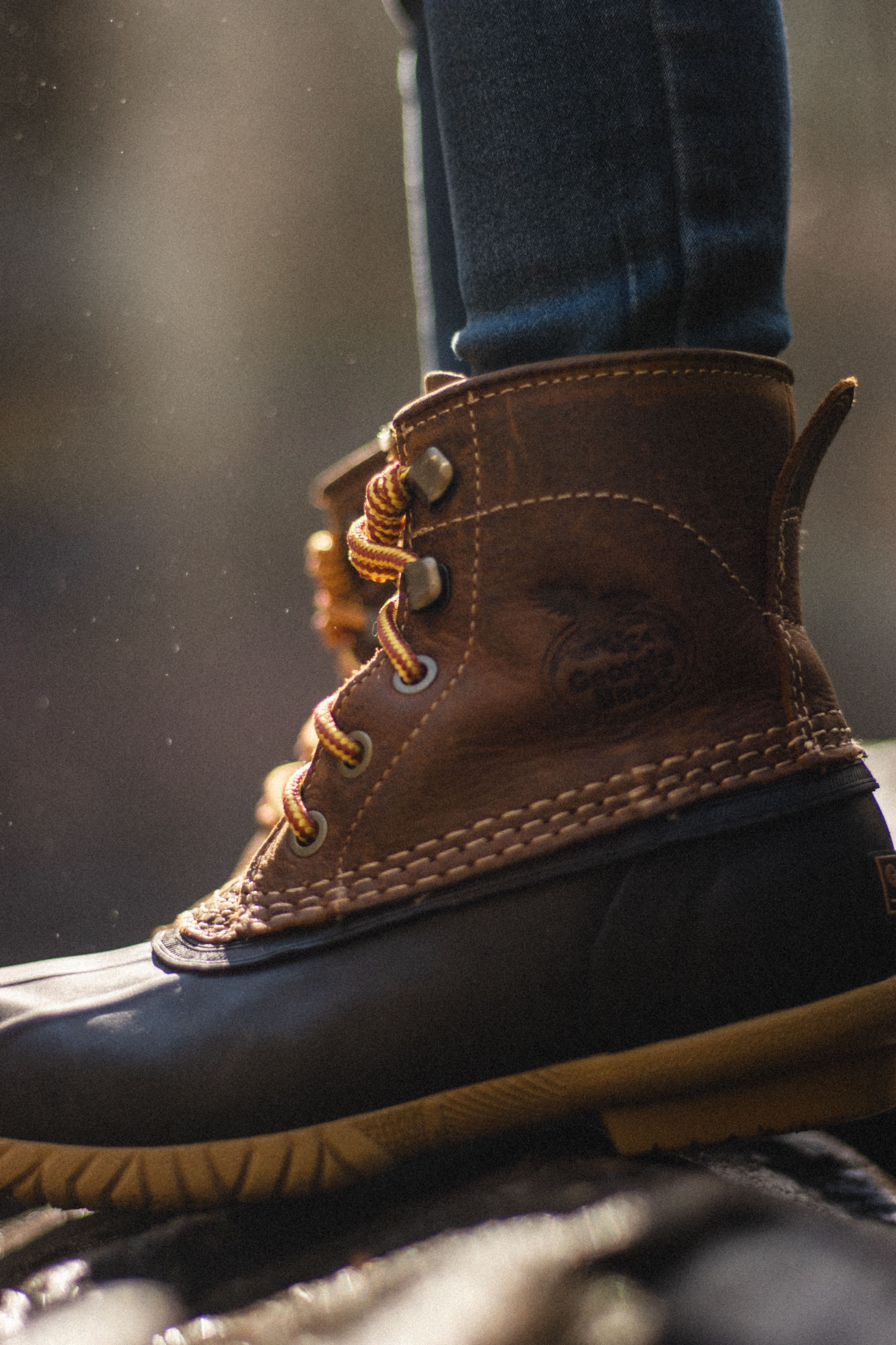 Rugged Outdoor Leather Boot in Natural Light · Free Stock Photo