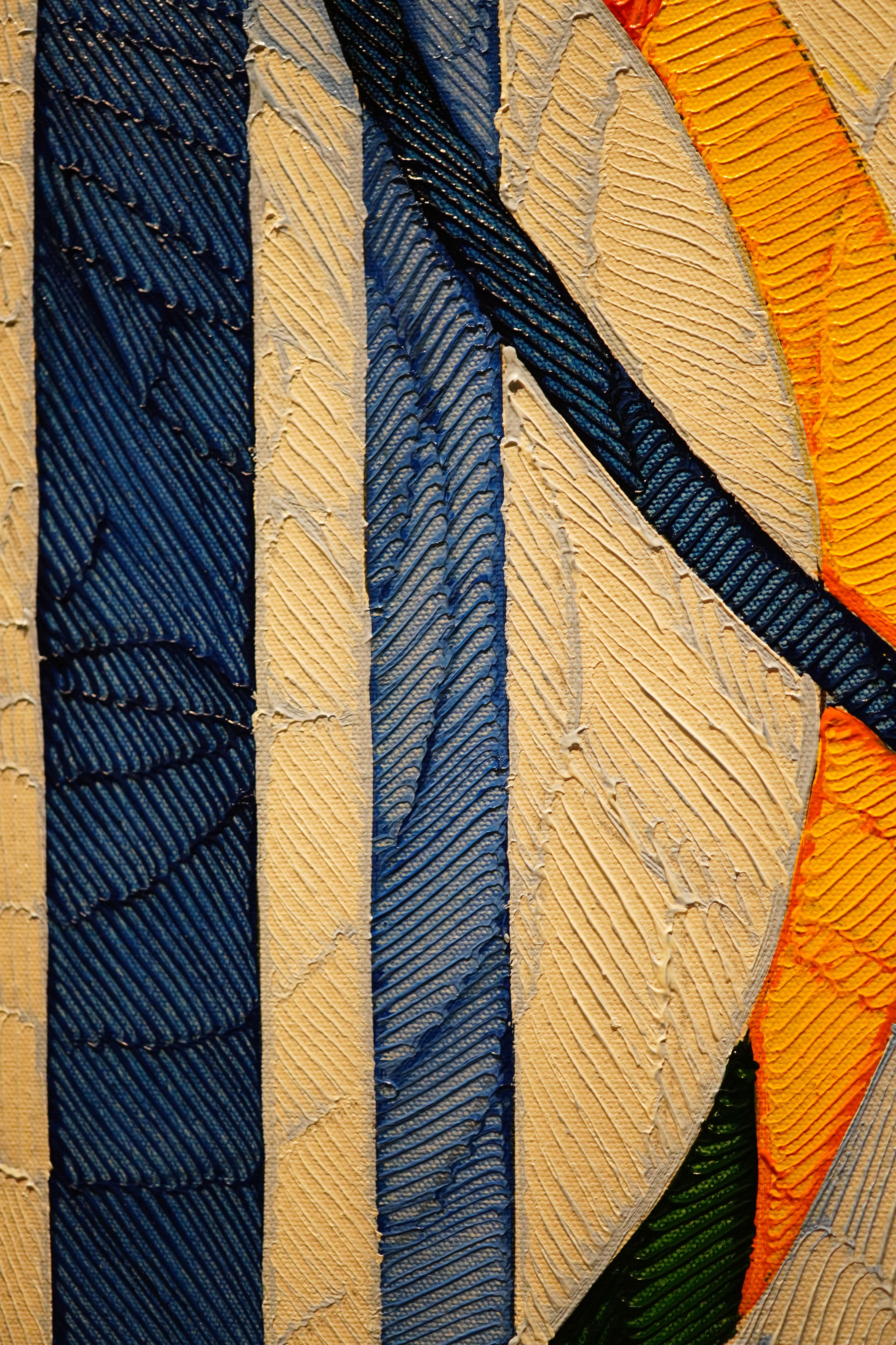 Colorful Abstract Textile Art with Bold Textures · Free Stock Photo
