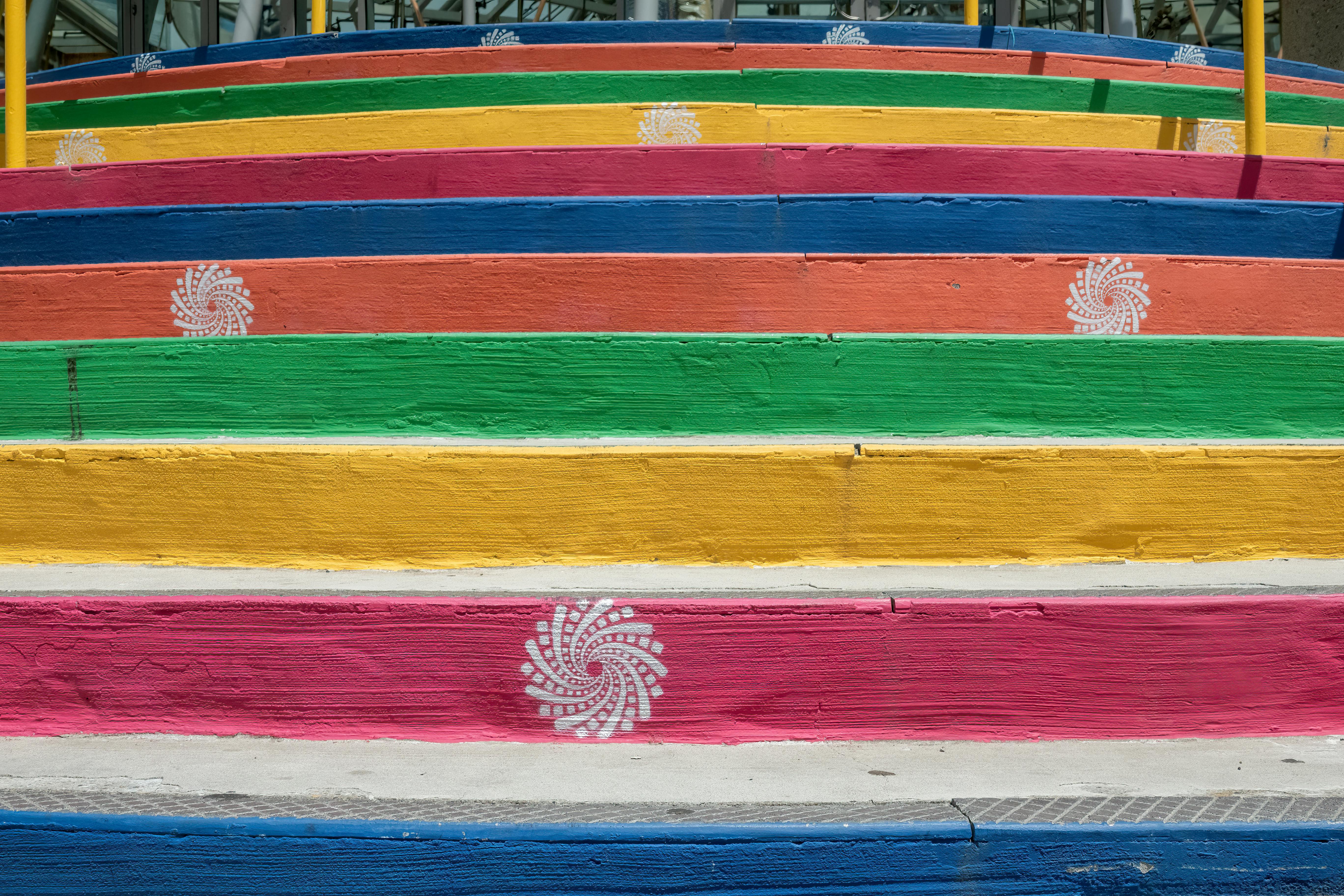 Colorful Painted Steps in San Francisco · Free Stock Photo