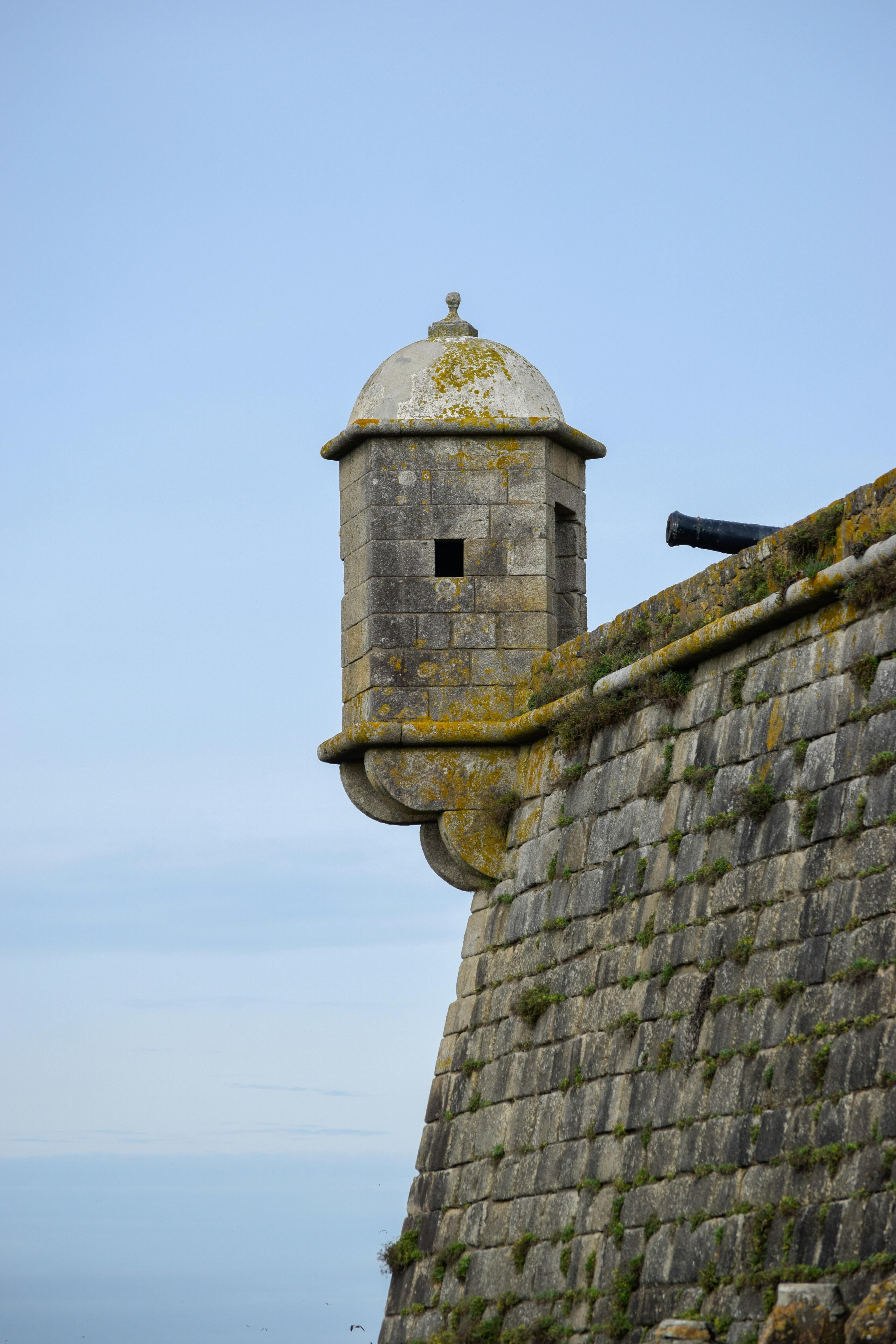 Historic Stone Watchtower Overlooking the Sea · Free Stock Photo