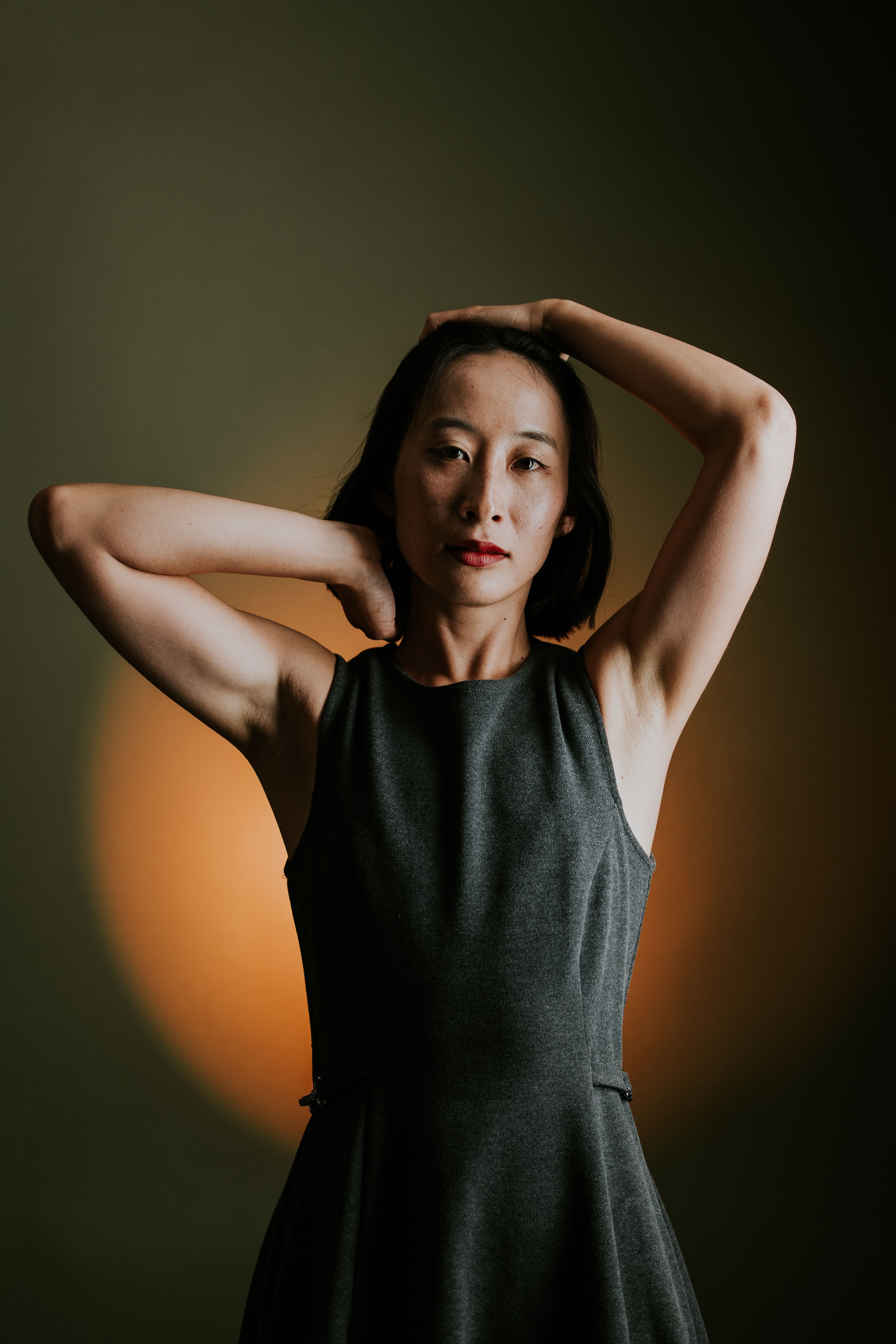 Elegant Portrait of a Woman with Dramatic Lighting · Free Stock Photo