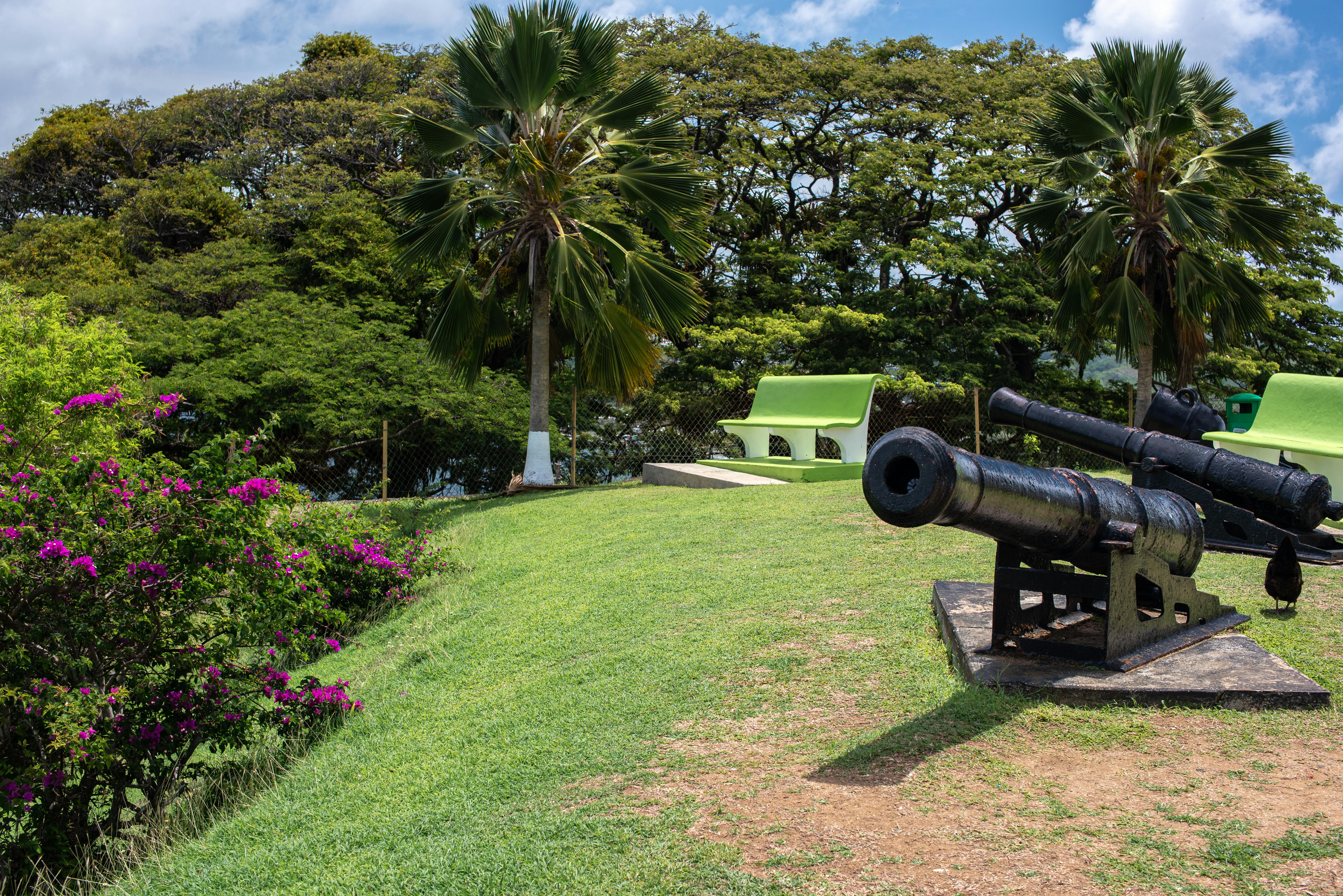 Historic Cannons at Fort King George, Tobago · Free Stock Photo
