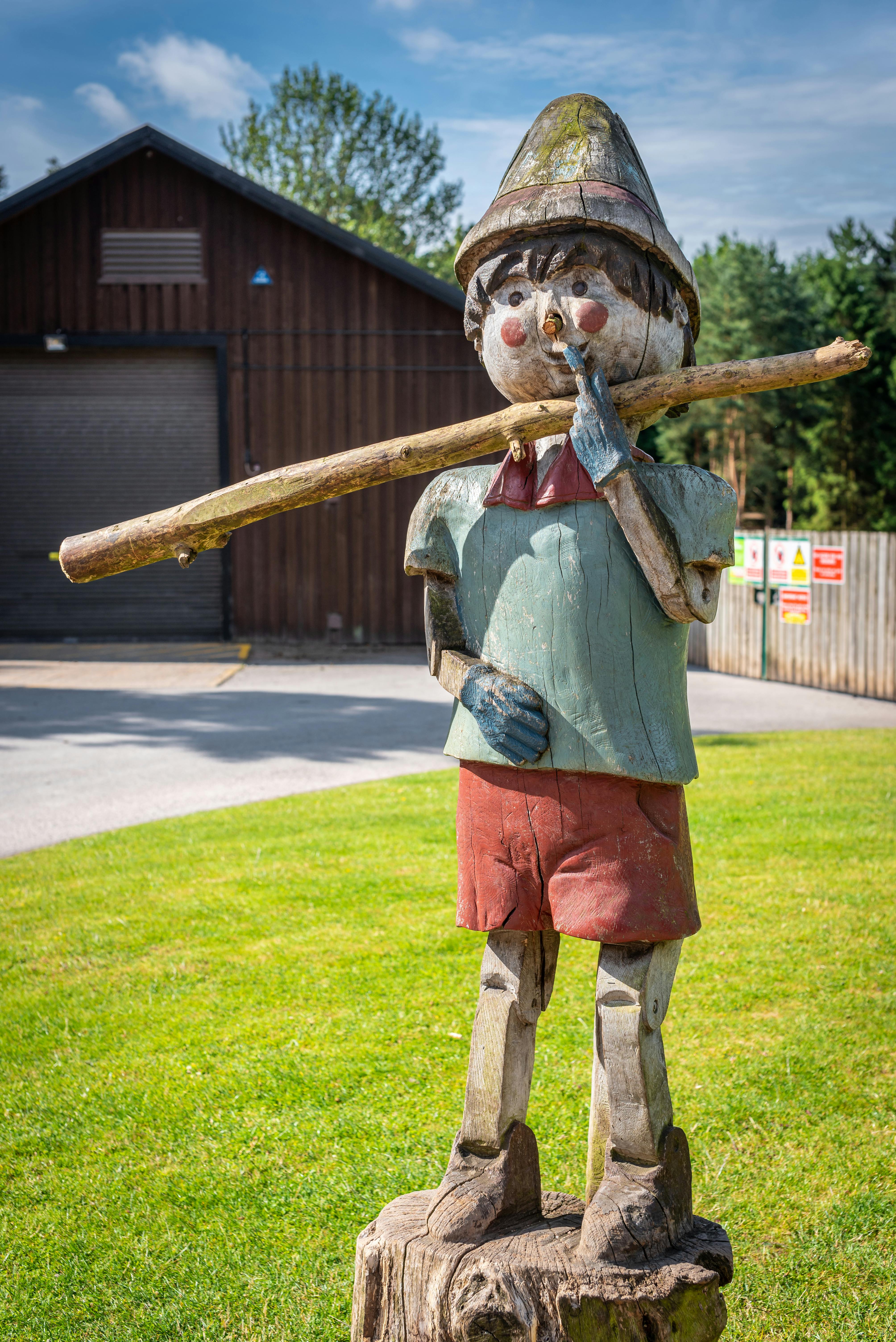 Charming Wooden Statue in Cannock Chase England · Free Stock Photo