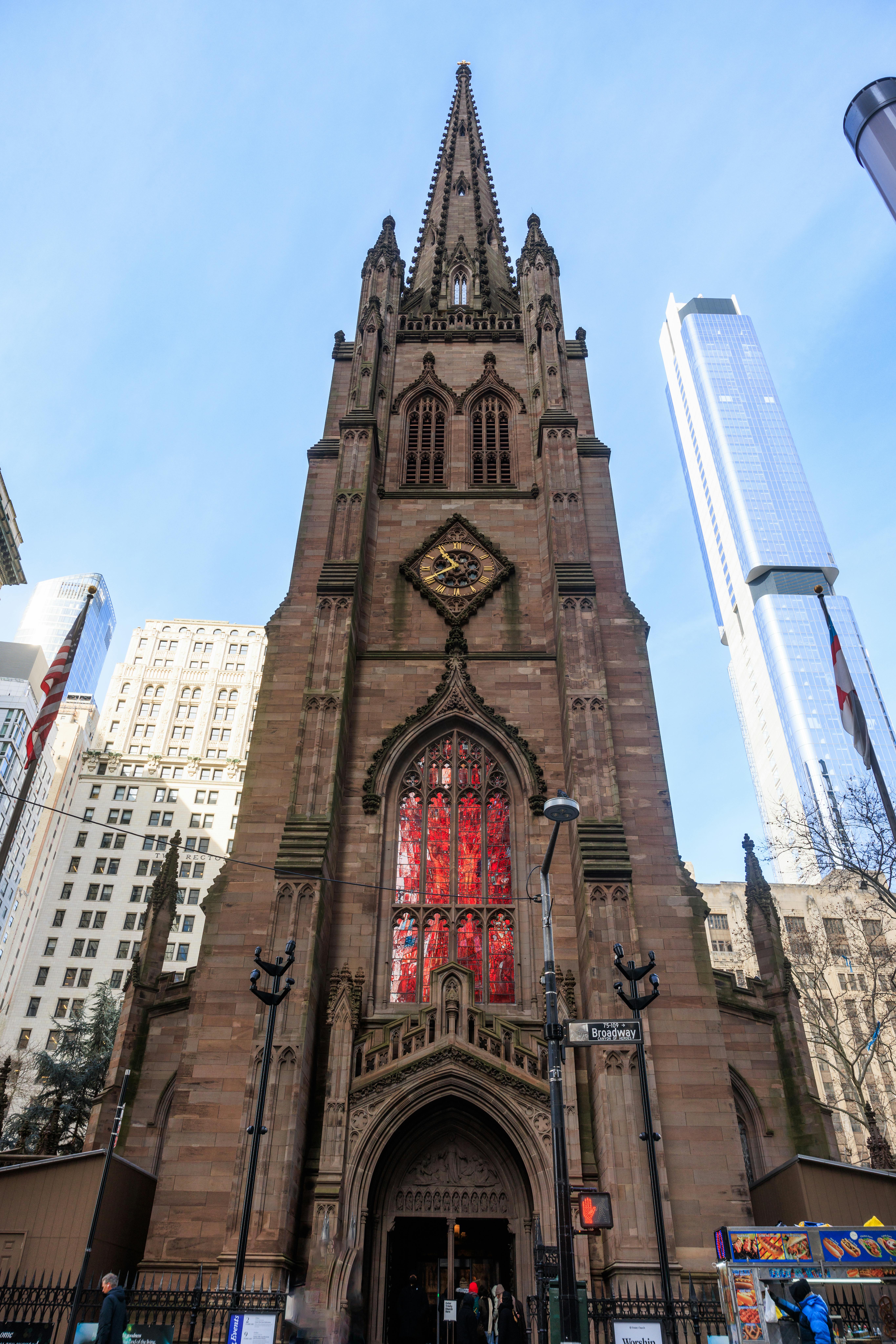 Trinity Church Manhattan Gothic Architecture · Free Stock Photo