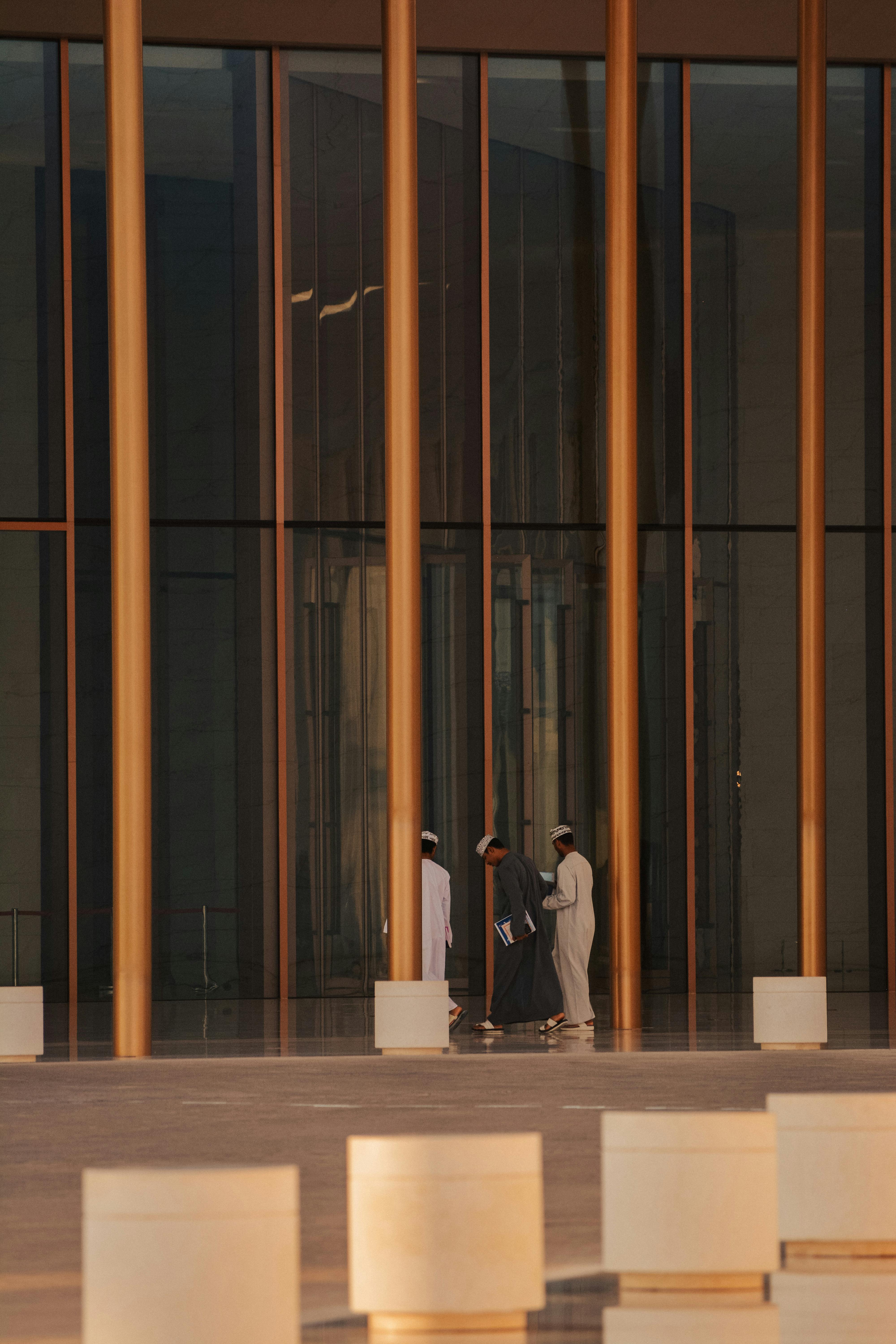 Modern Architecture with Group in Manah, Oman · Free Stock Photo