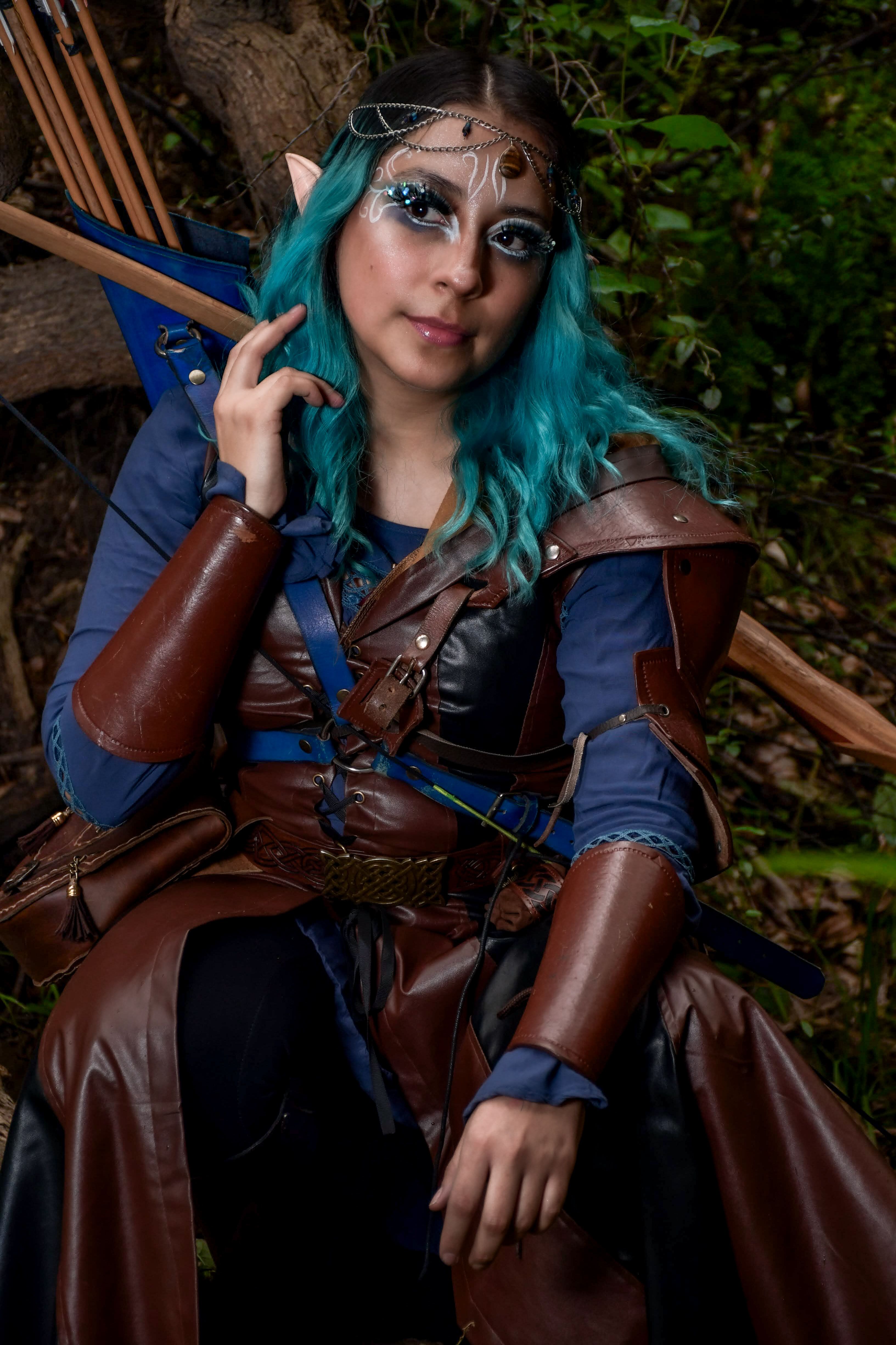 Fantasy Archer in Forest Setting · Free Stock Photo