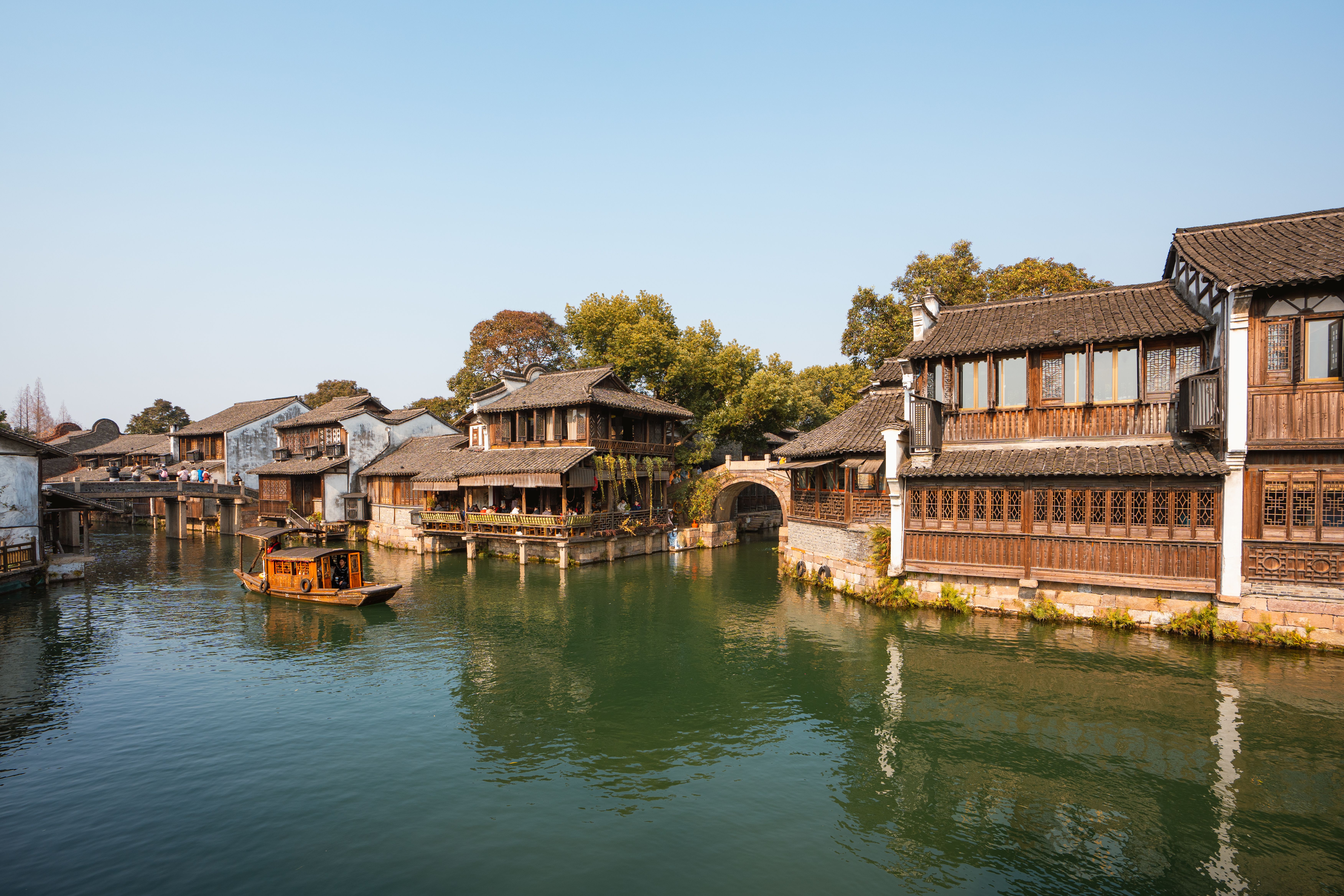 Traditional Water Town in China Captured in Autumn · Free Stock Photo