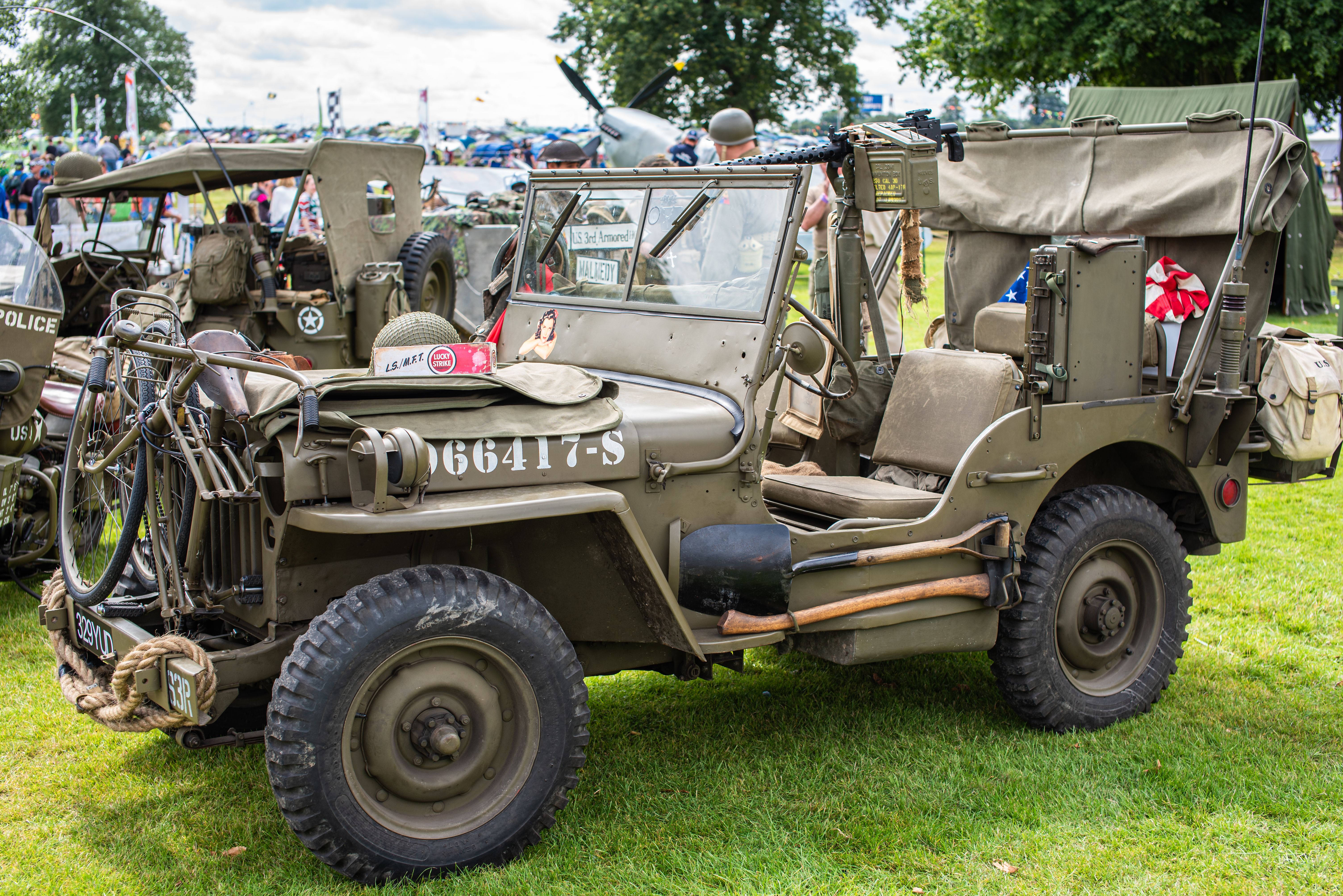 Vintage Military Jeep at UK Vehicle Show · Free Stock Photo