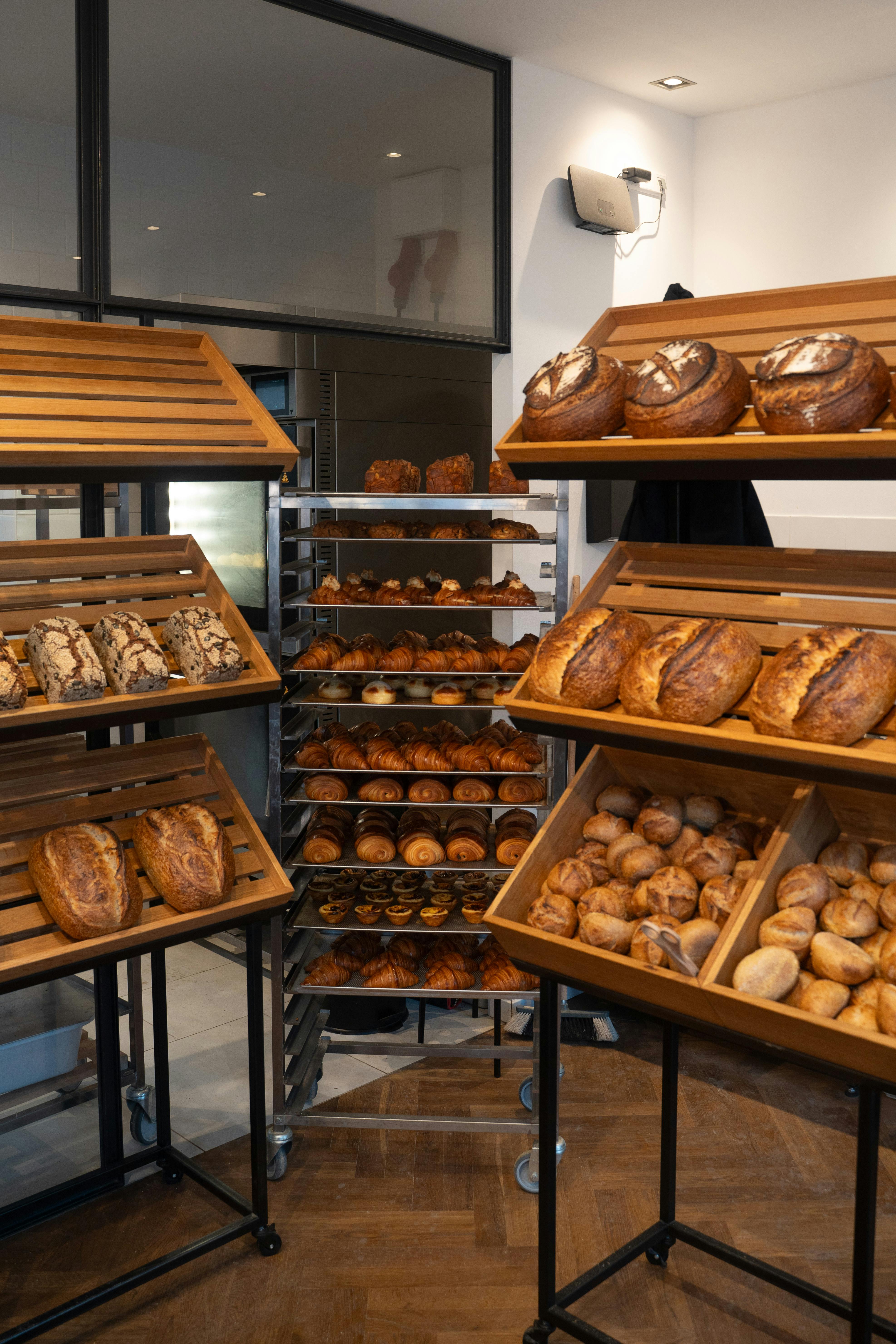 Artisan Breads Displayed in Berlin Bakery · Free Stock Photo