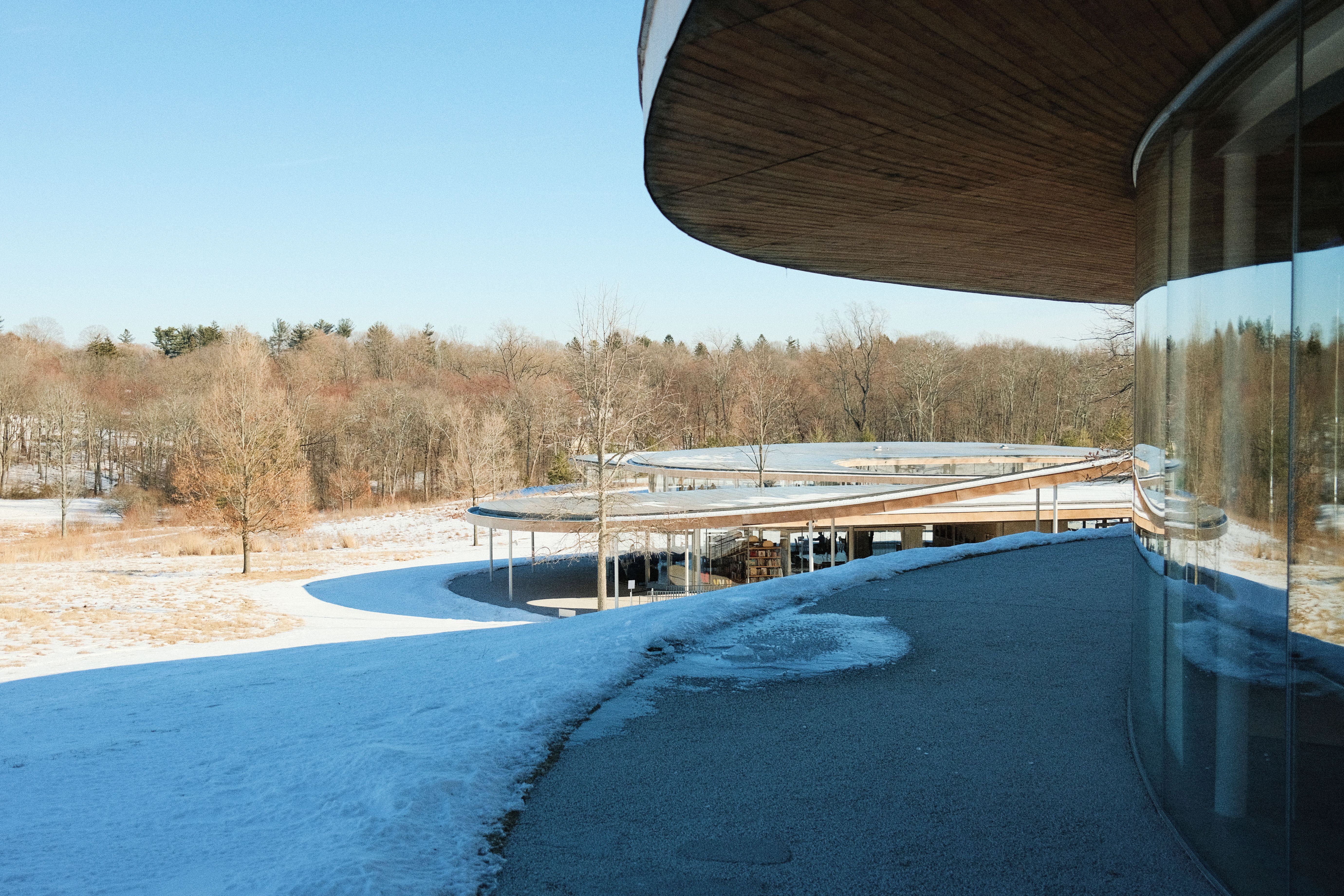 Modern Architecture in Winter Landscape · Free Stock Photo