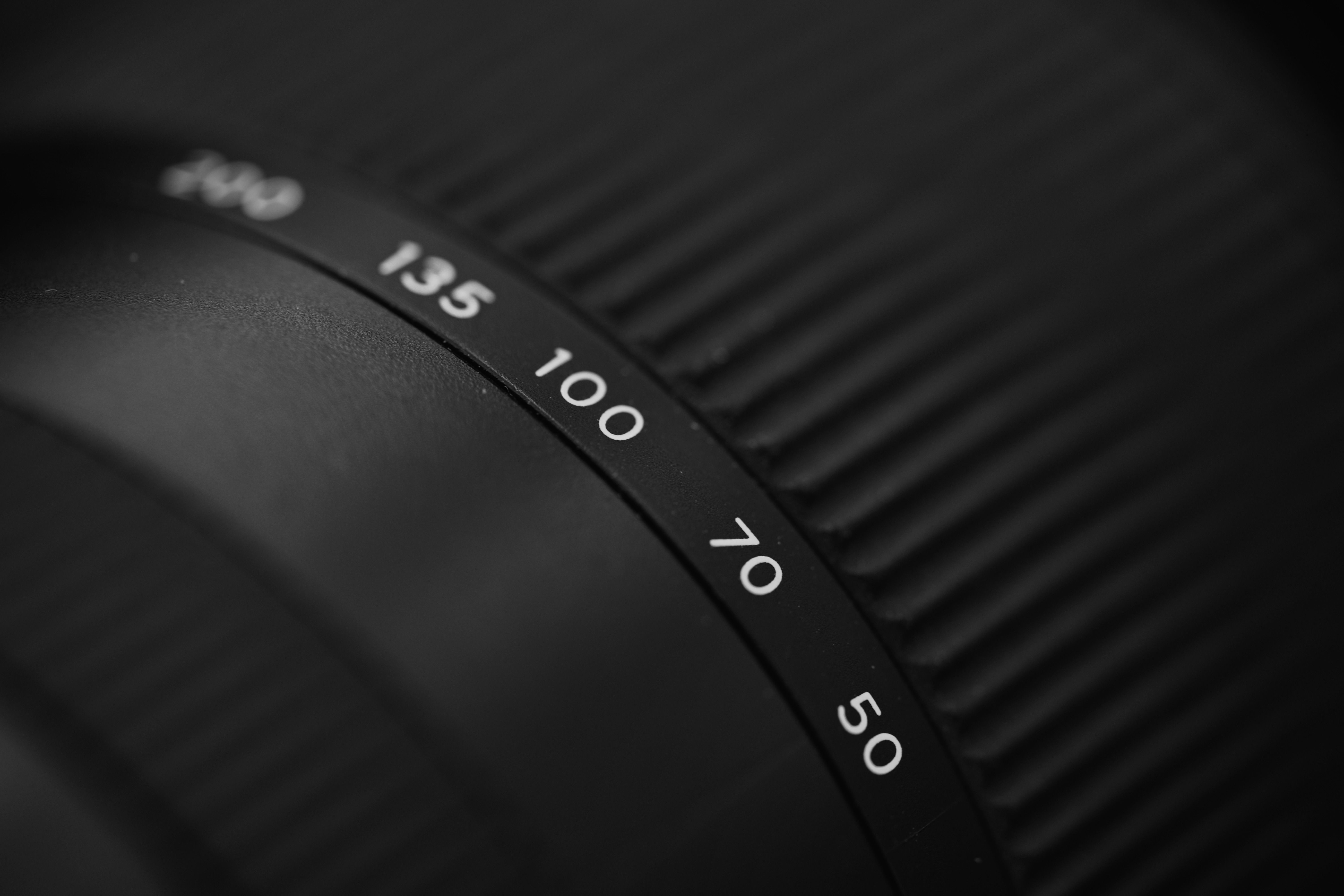Close Up Da Lente Da Câmera Com Escala De Foco · Foto profissional gratuita