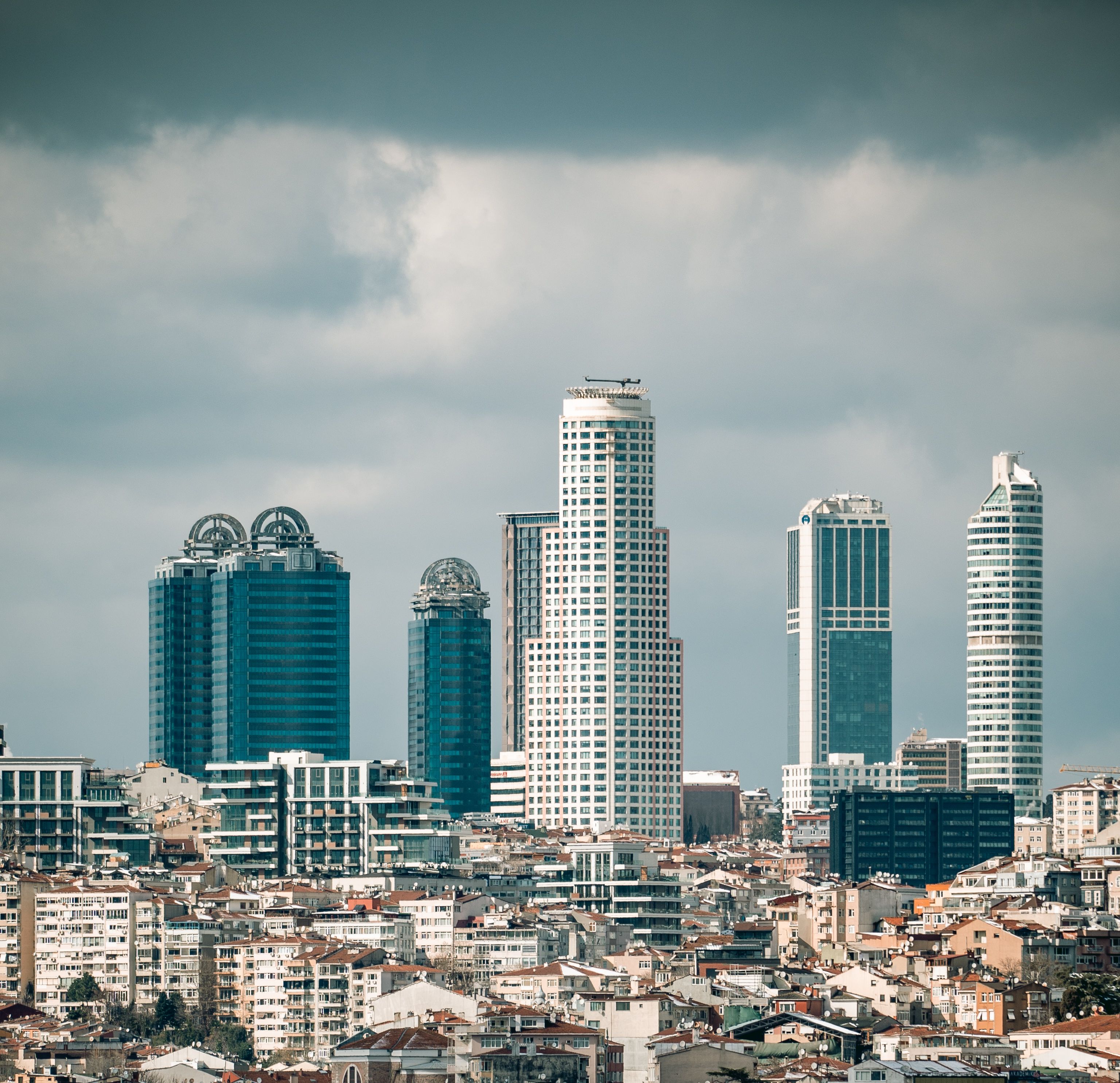 Modern Skyscrapers in Istanbul Cityscape · Free Stock Photo