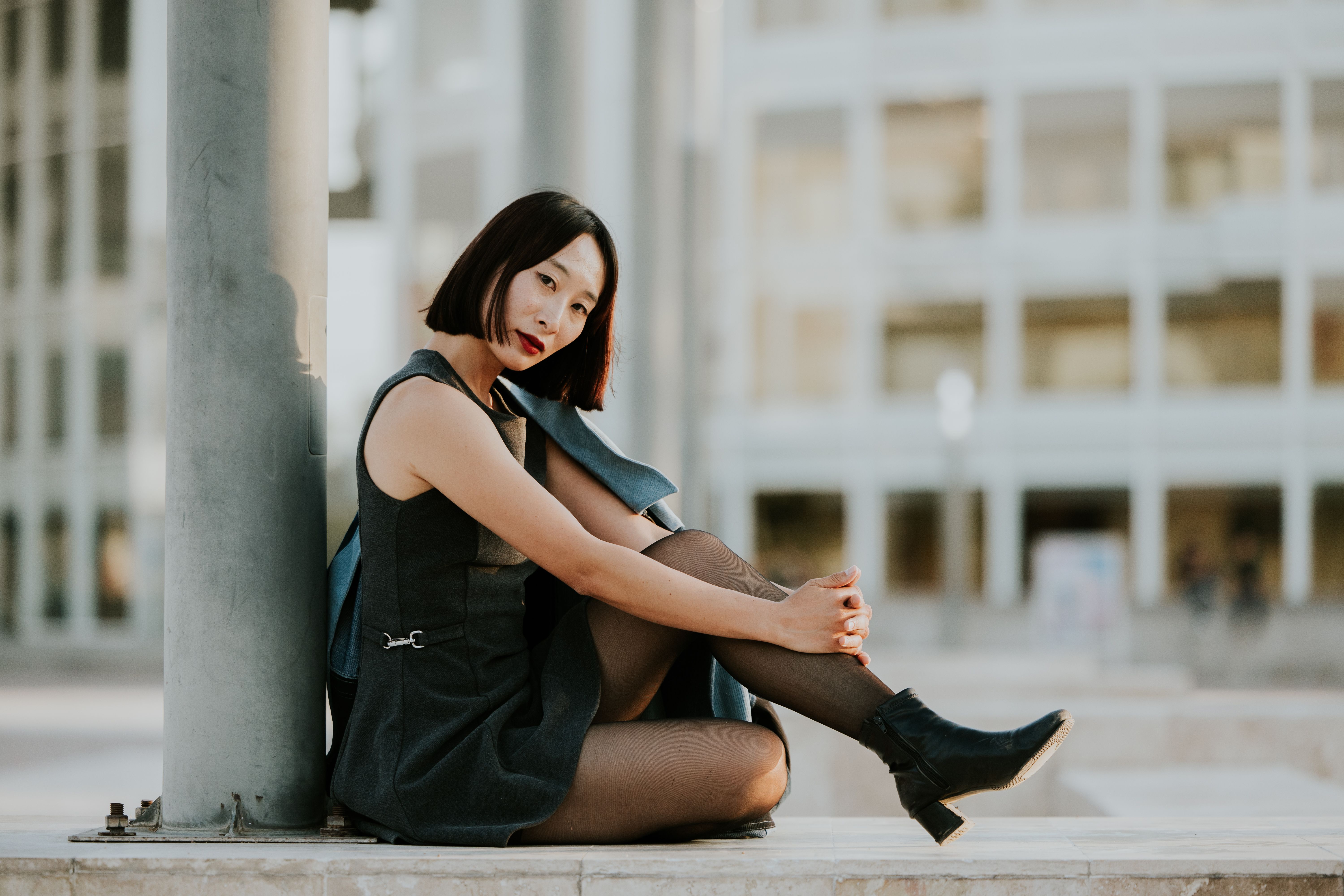 Stilvolle Frauen Mgen Anal Fotos