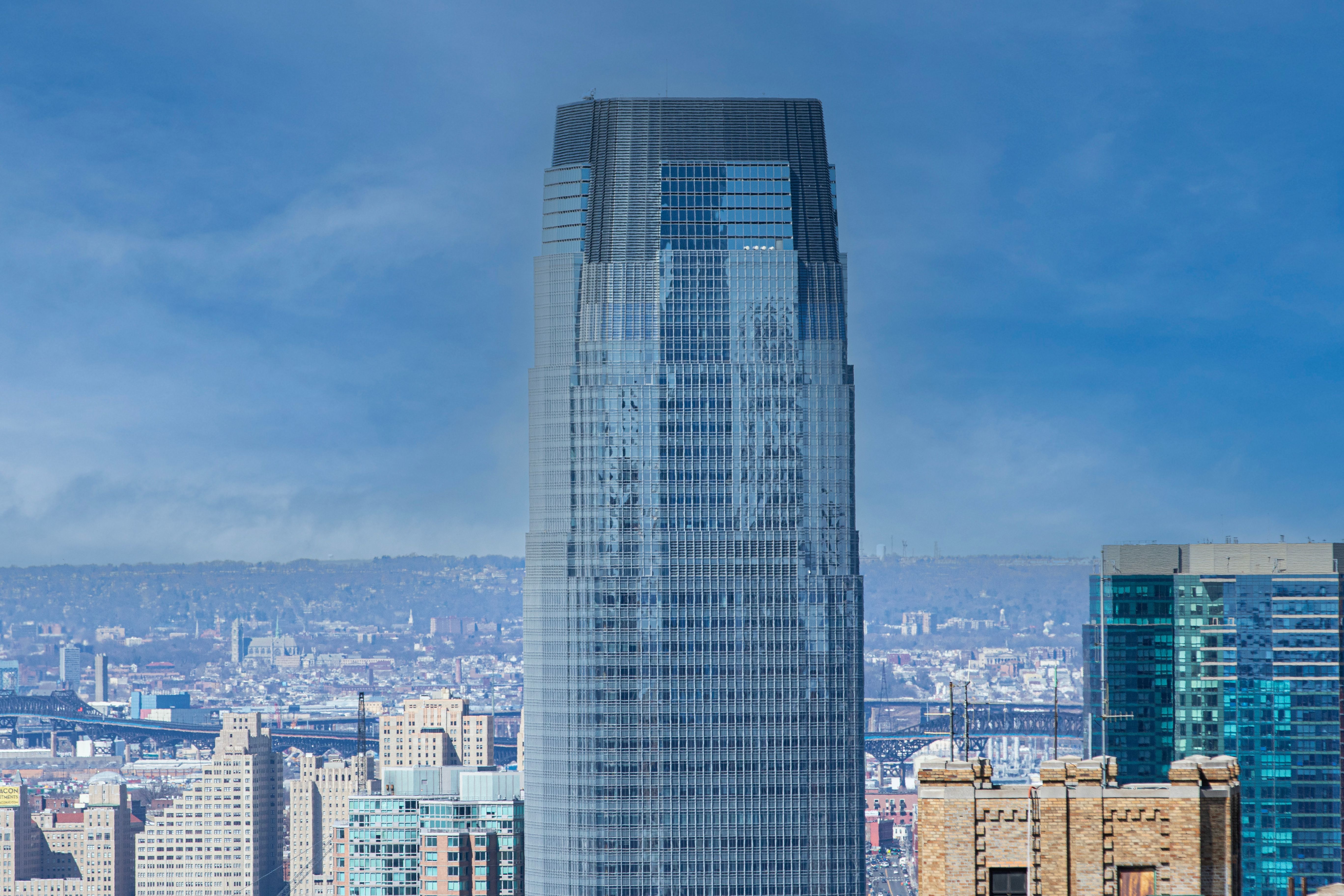 Tall Skyscraper Against New Jersey Skyline · Free Stock Photo