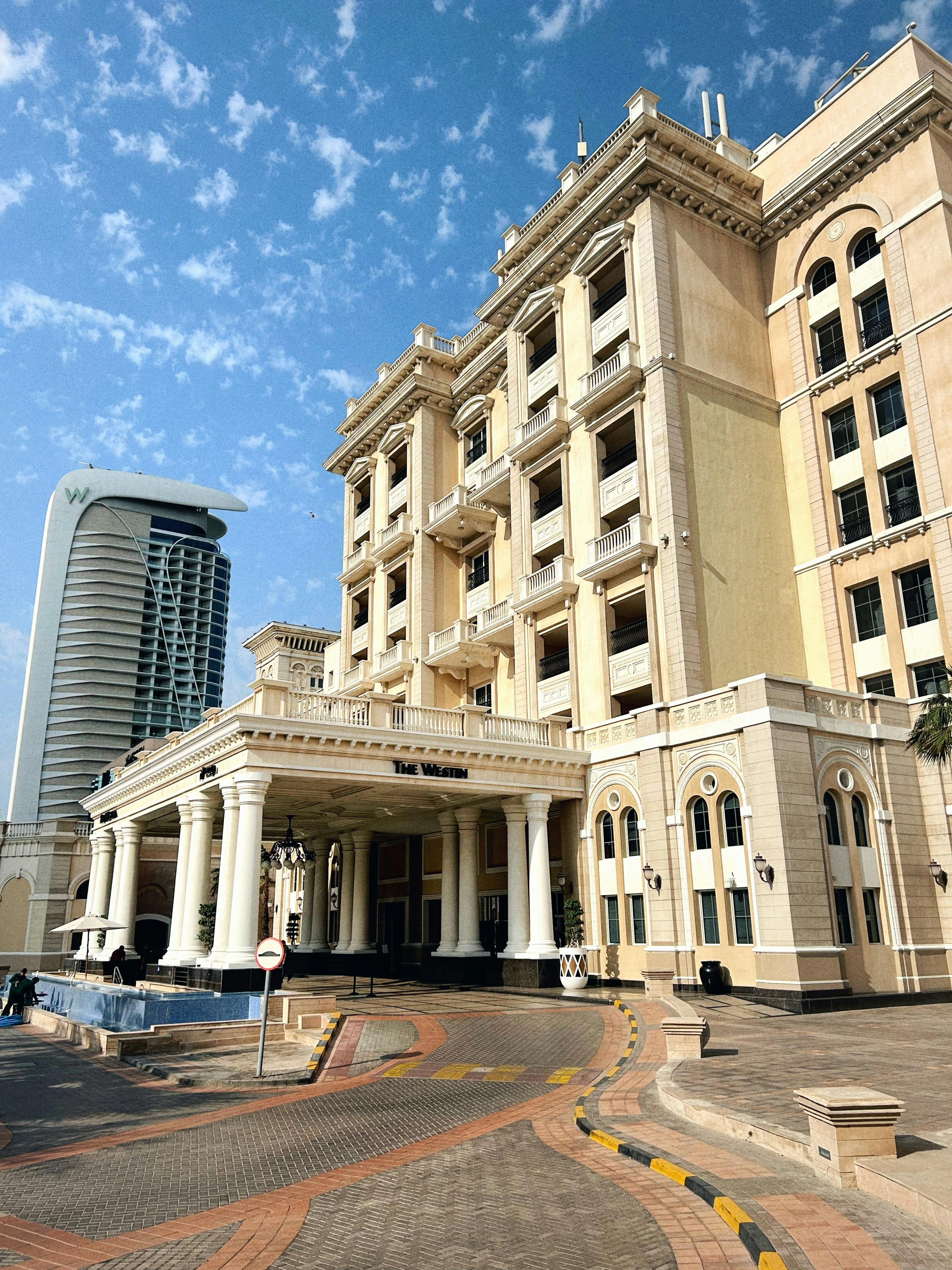 Luxury Hotel Exterior Architecture Shot · Free Stock Photo