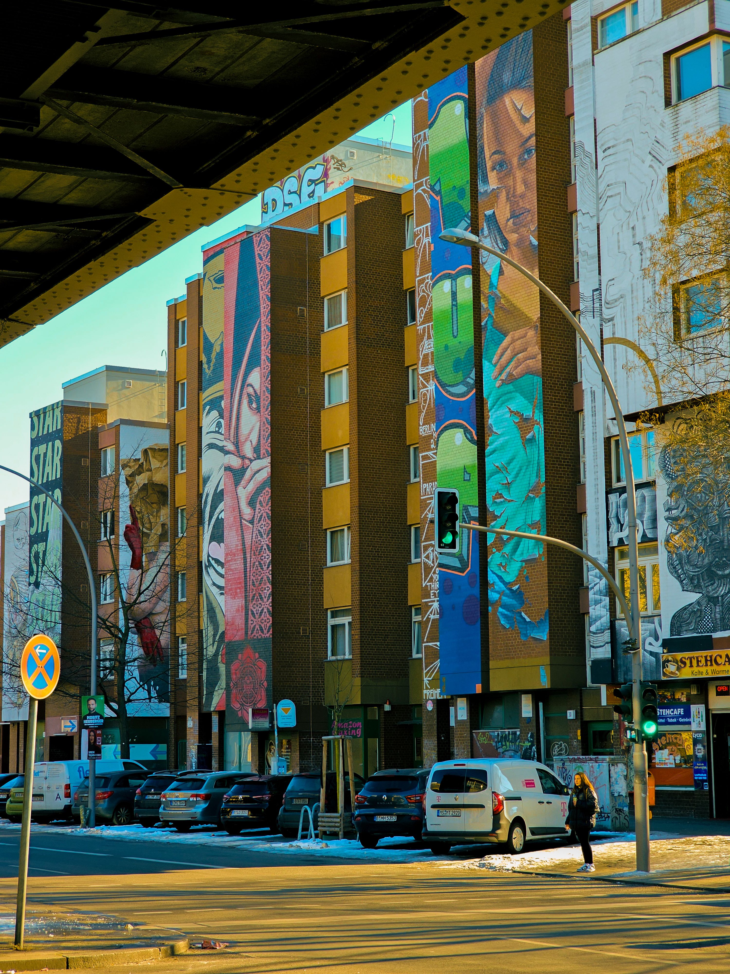 Colorful Urban Graffiti on Berlin Building · Free Stock Photo