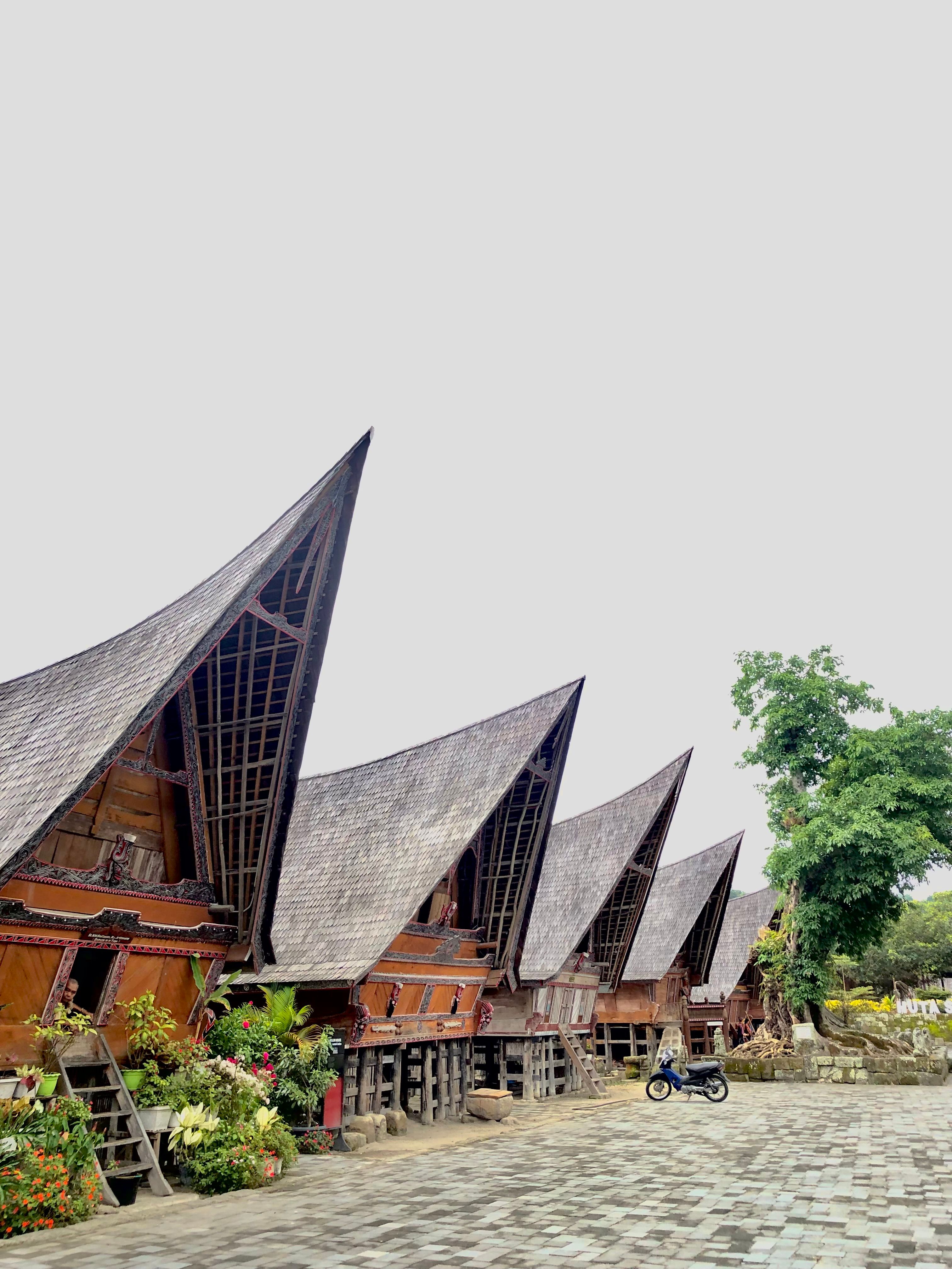 Traditional Batak Houses in North Sumatra · Free Stock Photo