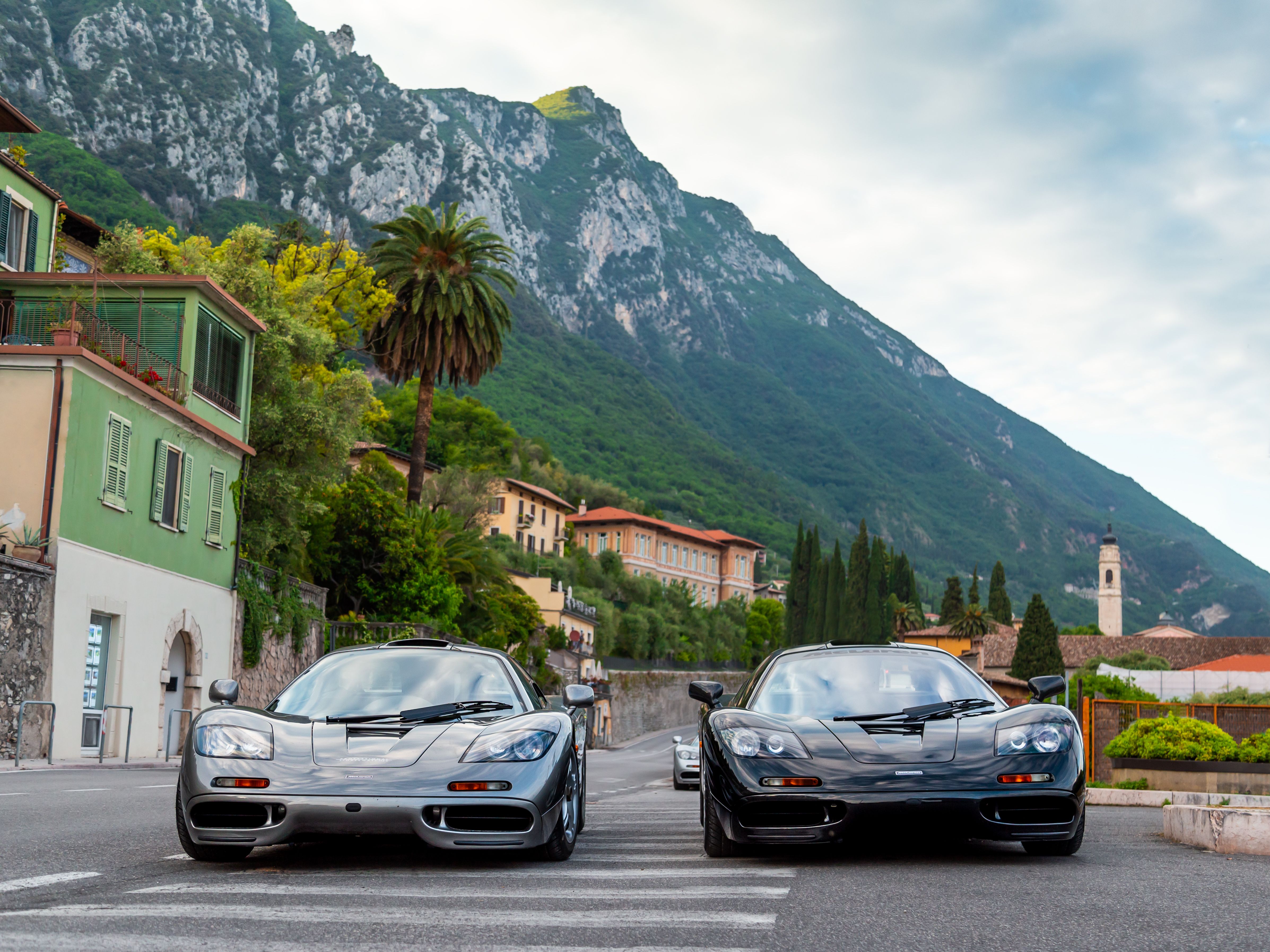 Exotic Supercars in Scenic Italian Setting · Free Stock Photo