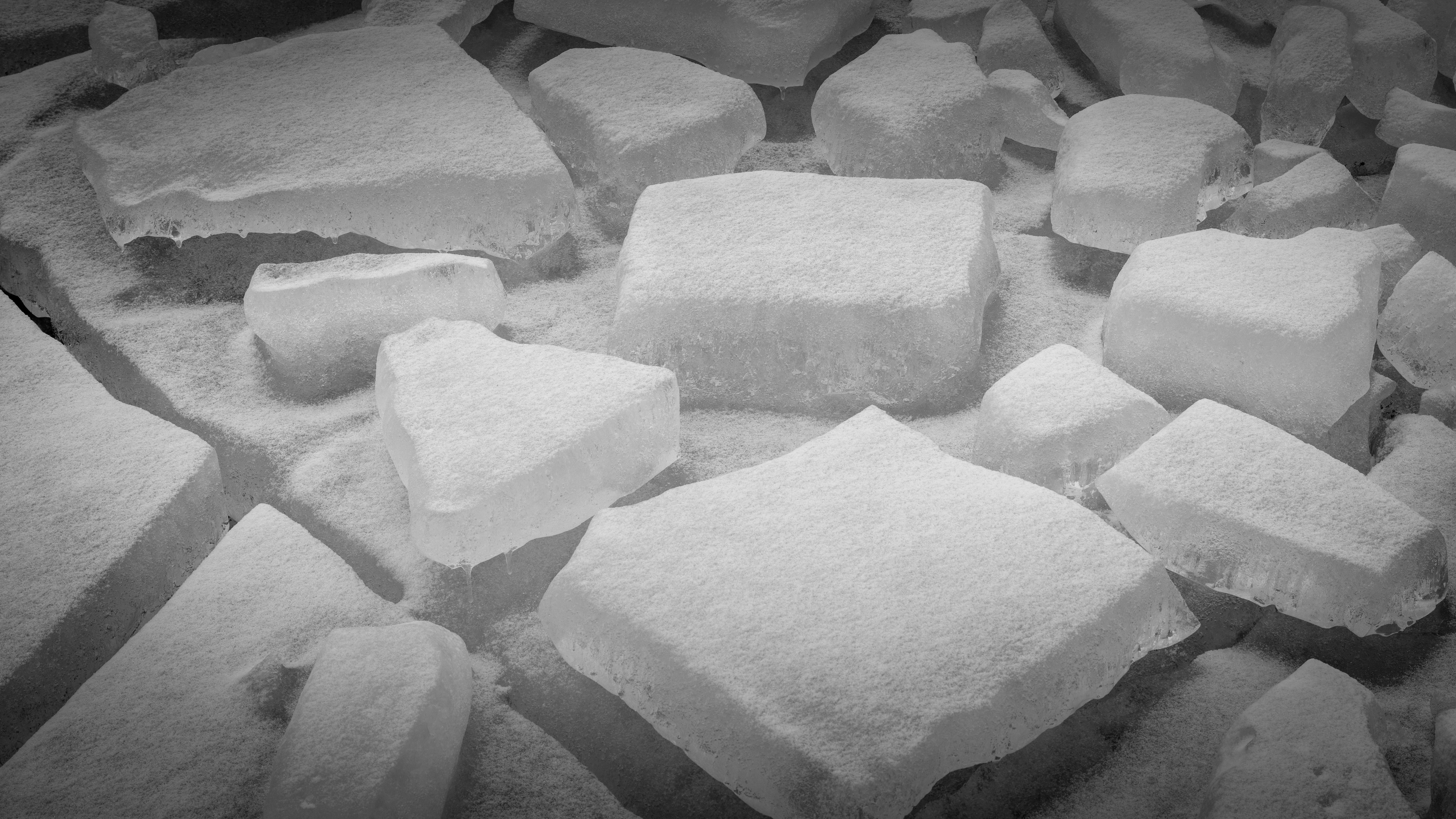 Close-up of Natural Ice Formations in Winter · Free Stock Photo