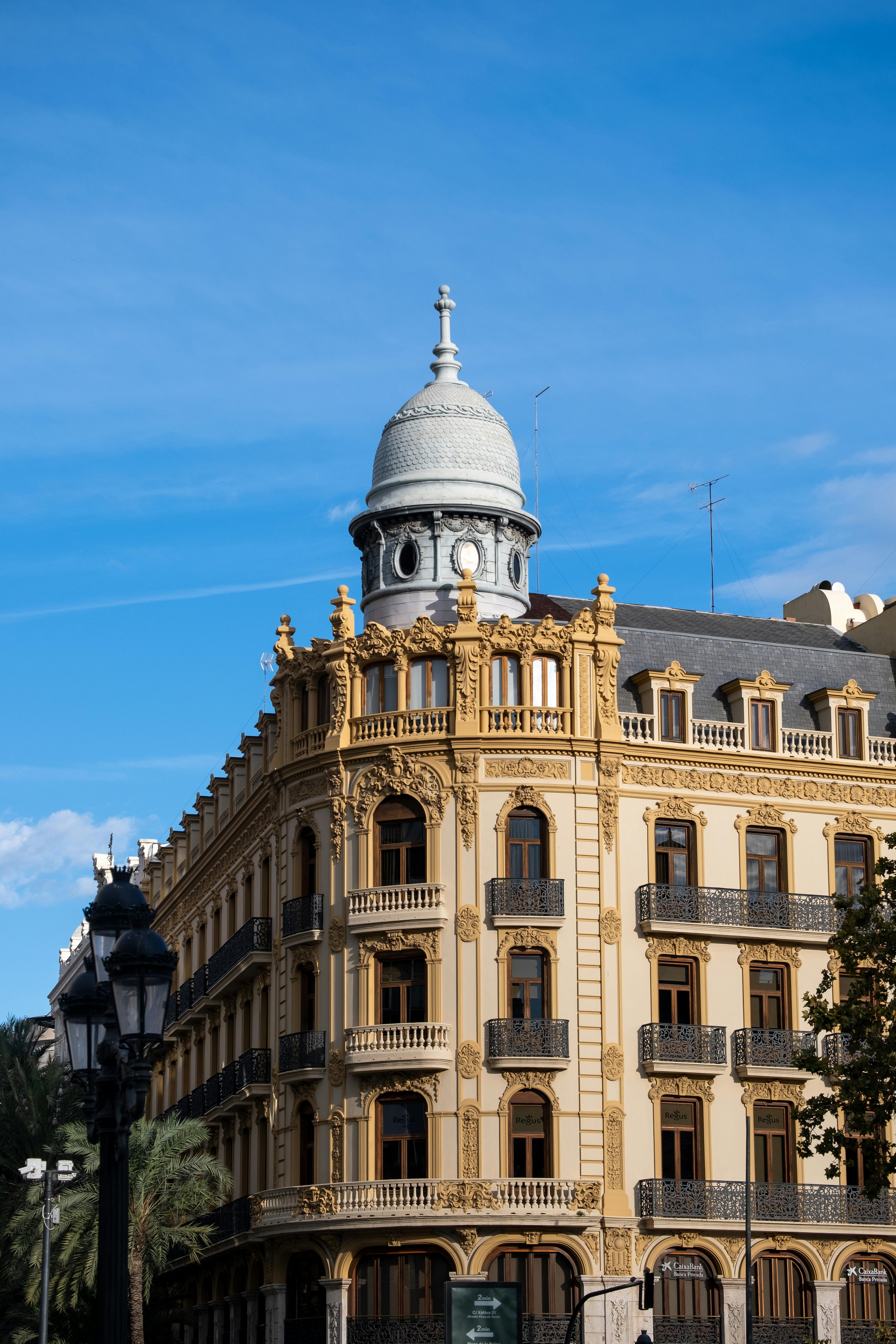 Elegant Spanish Architecture in Cityscape · Free Stock Photo