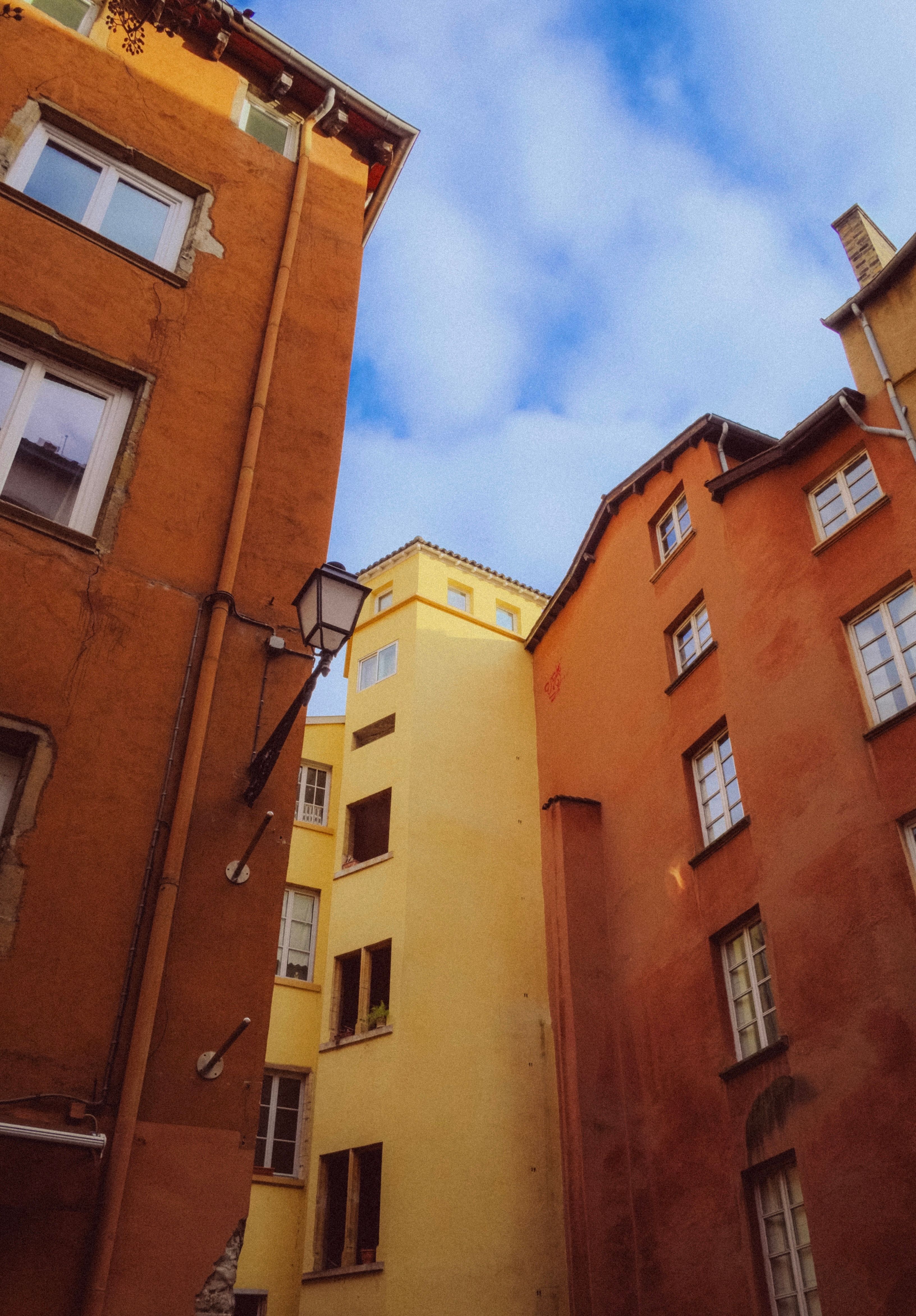 Charming Old Town Street with Colorful Buildings · Free Stock Photo