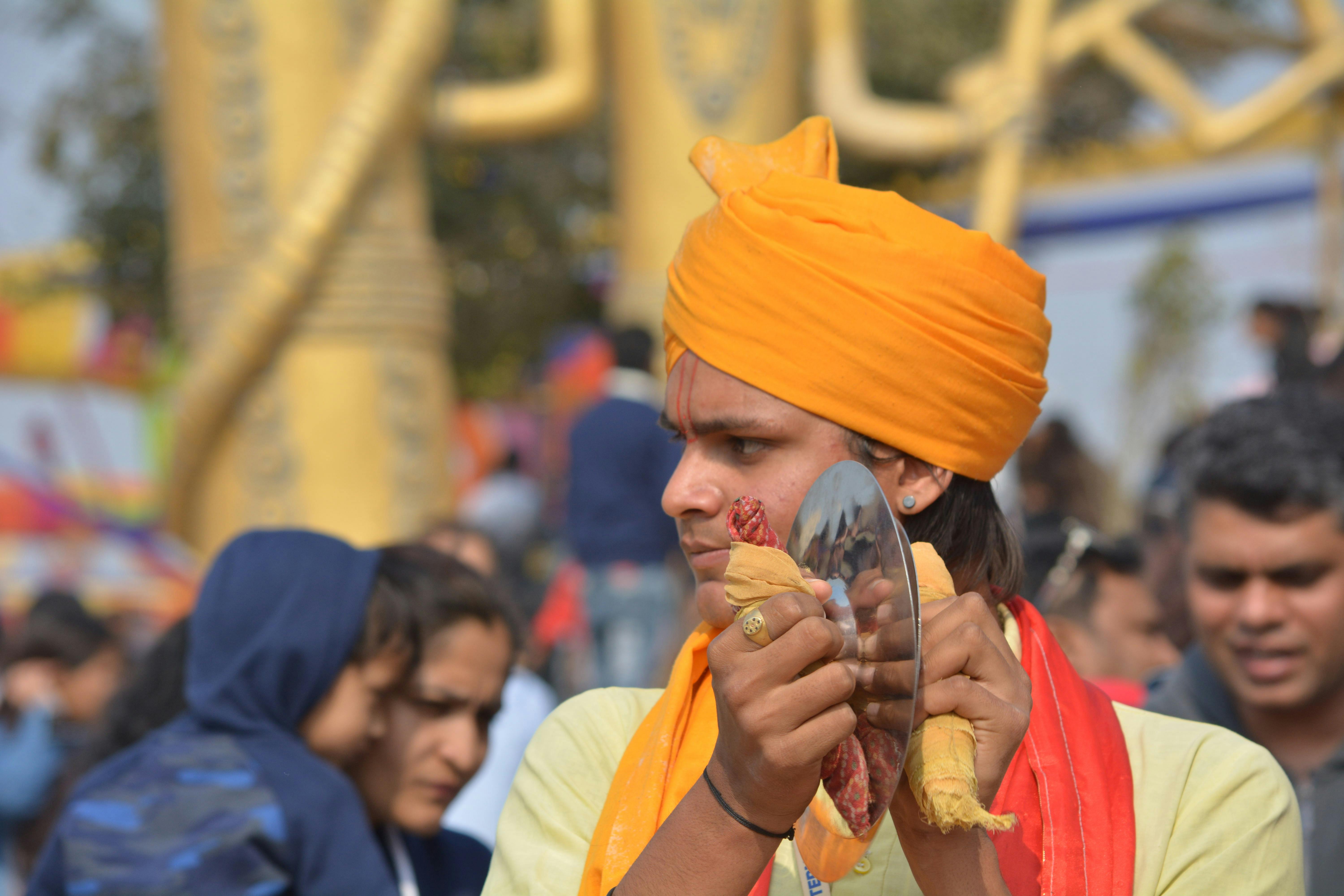 Traditional Performer at Surajkund Mela, India · Free Stock Photo