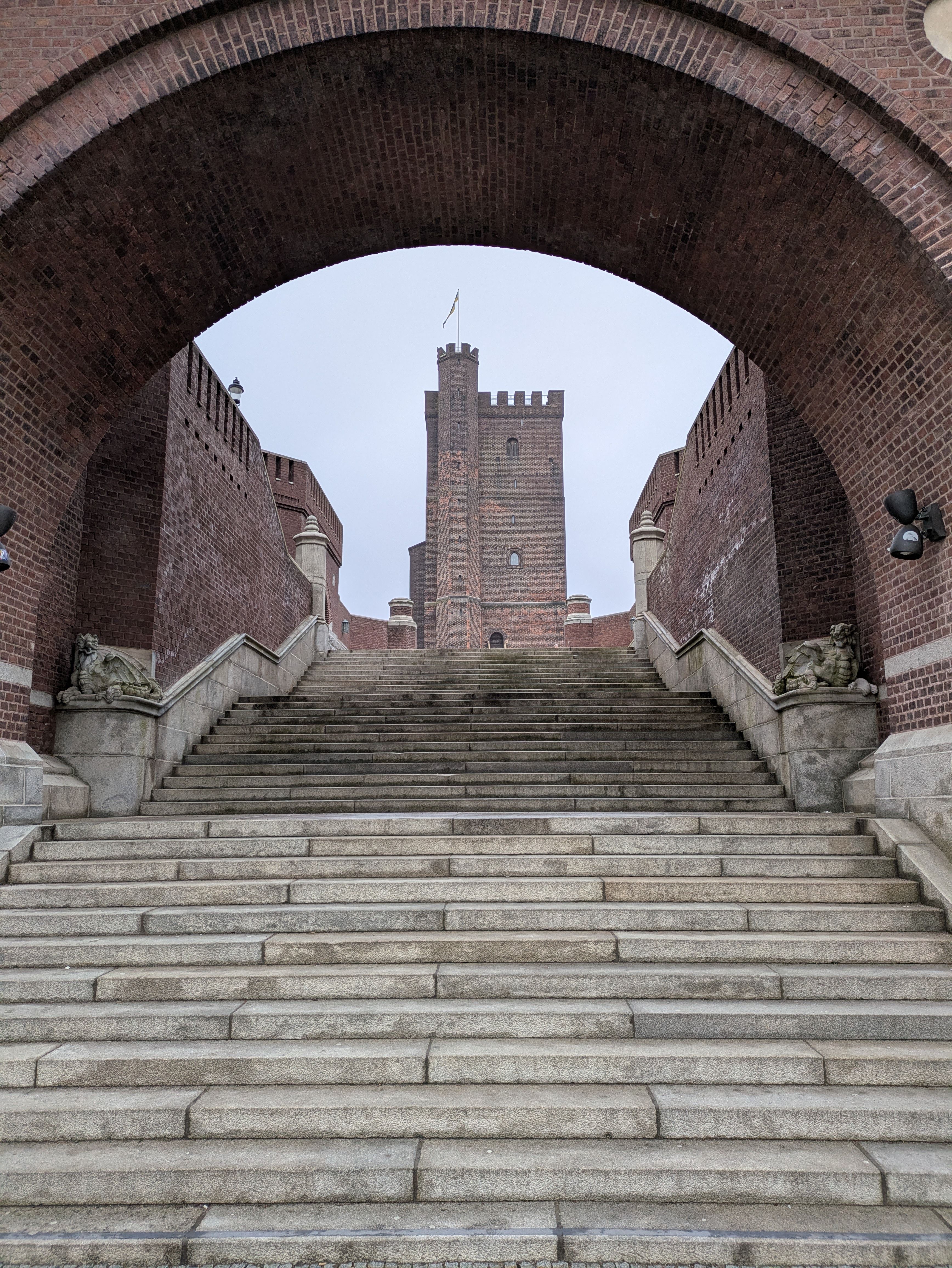 Majestic Archway View of Helsingborg Castle · Free Stock Photo